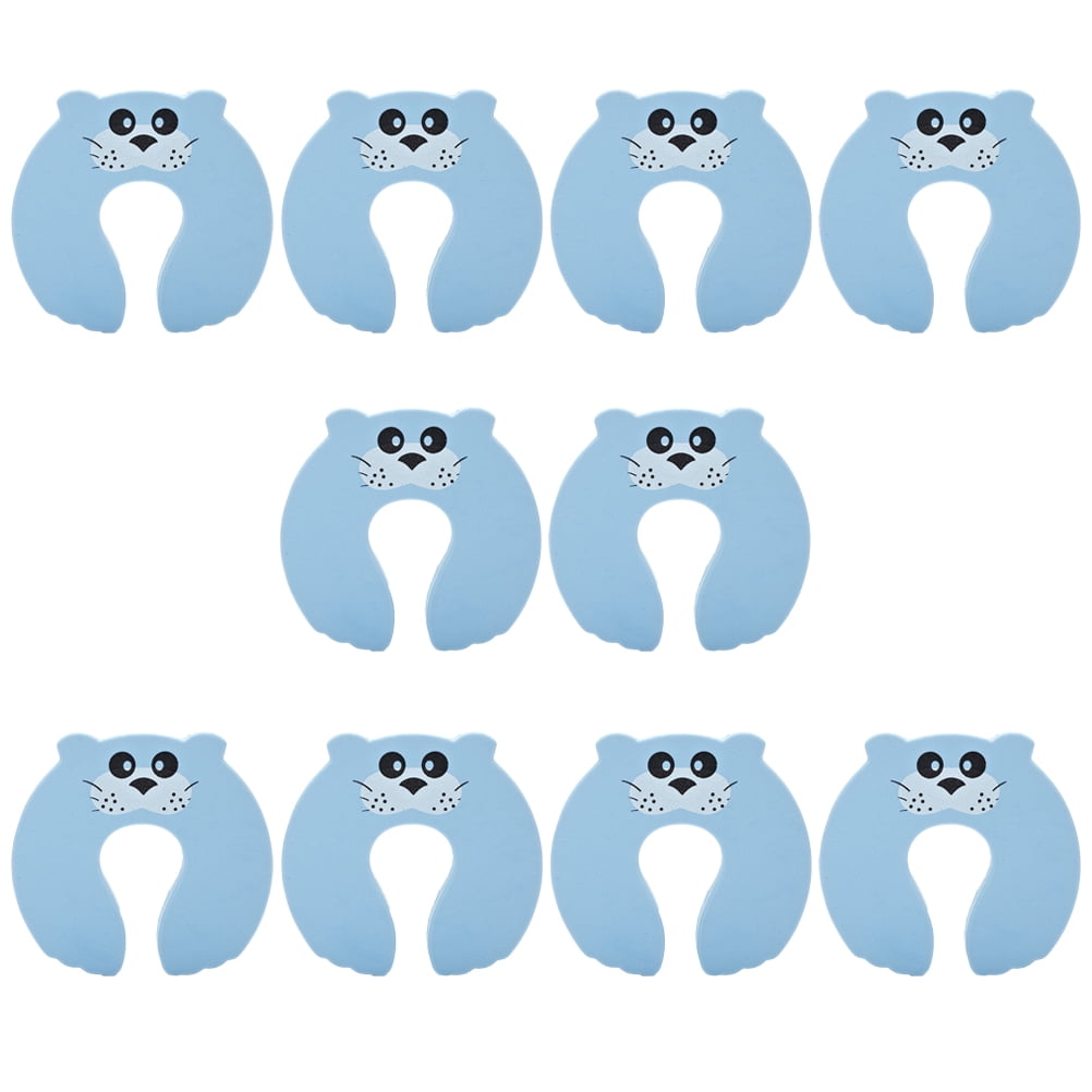 Raindrops 10Pack EVA Sky-Blue Square Door Stopper Finger Pinch Guard ...