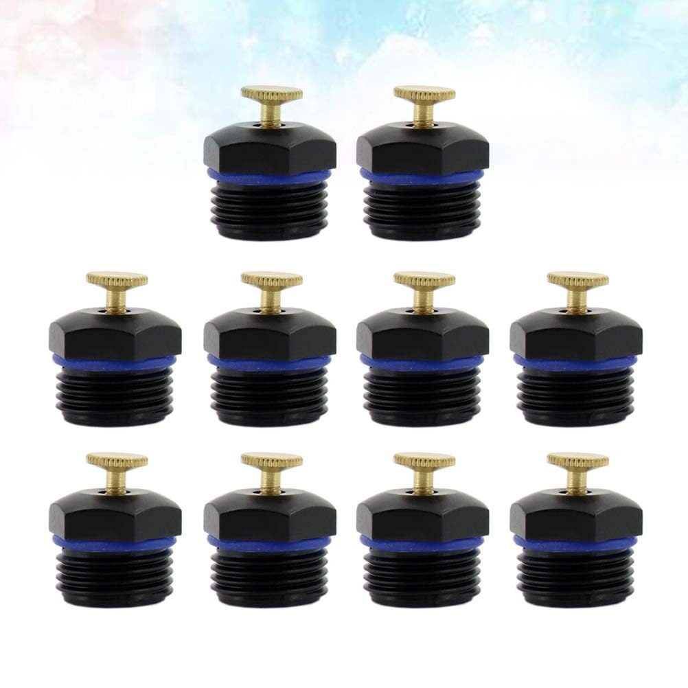 Raindrops 10Pack Misting Nozzles Black Plastic for Cold Fog Effect in ...