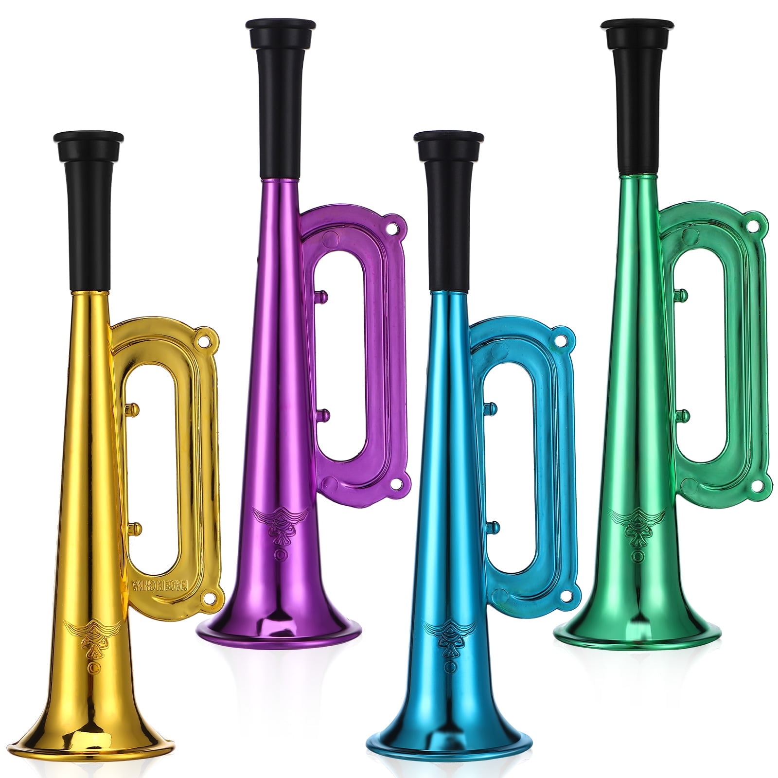Raindrops 10Pcs Assorted Color Trumpet Shape Toy Musical Horn for Kids ...