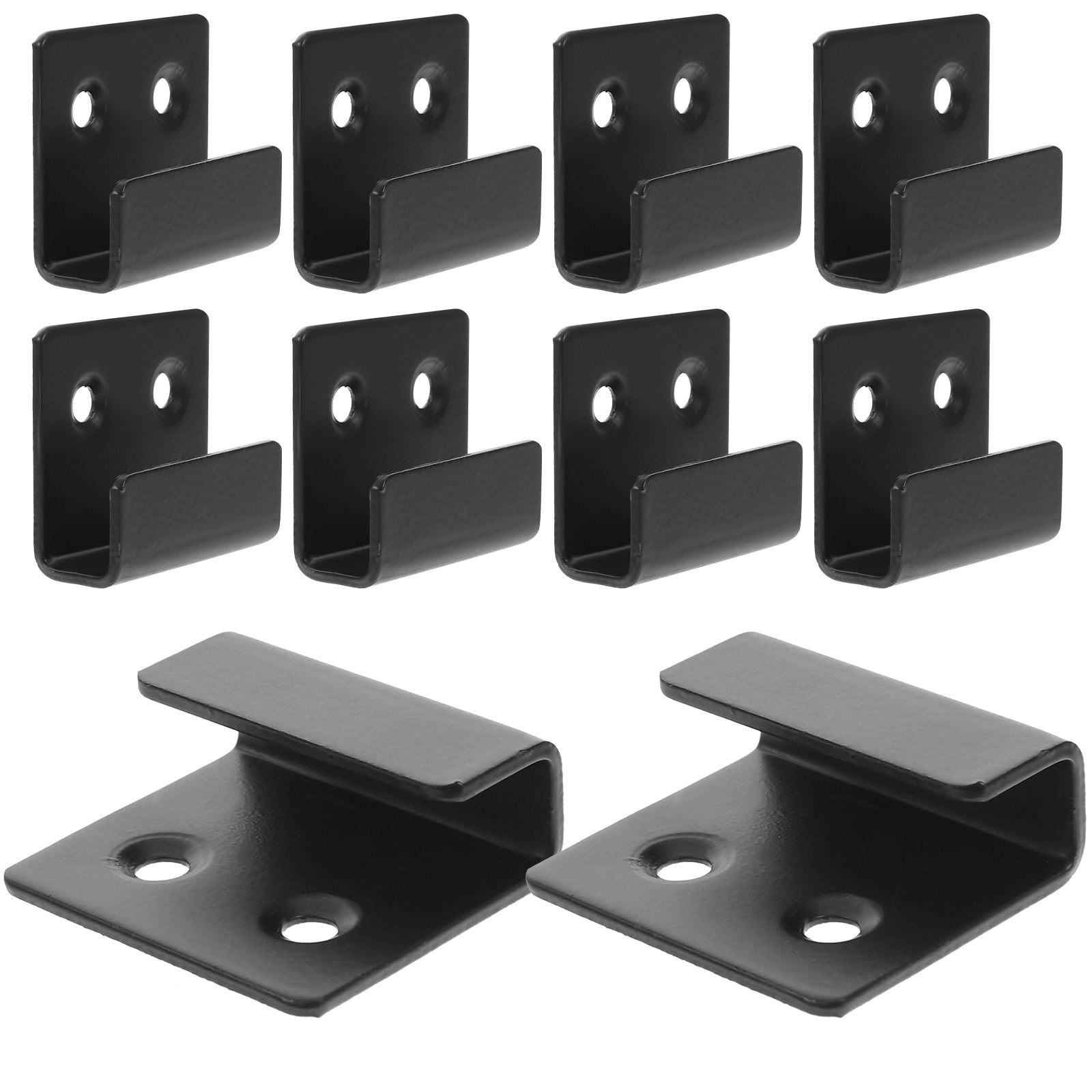 Raindrops 10Pcs Black Rectangular Stainless Steel Tile Display Wall ...