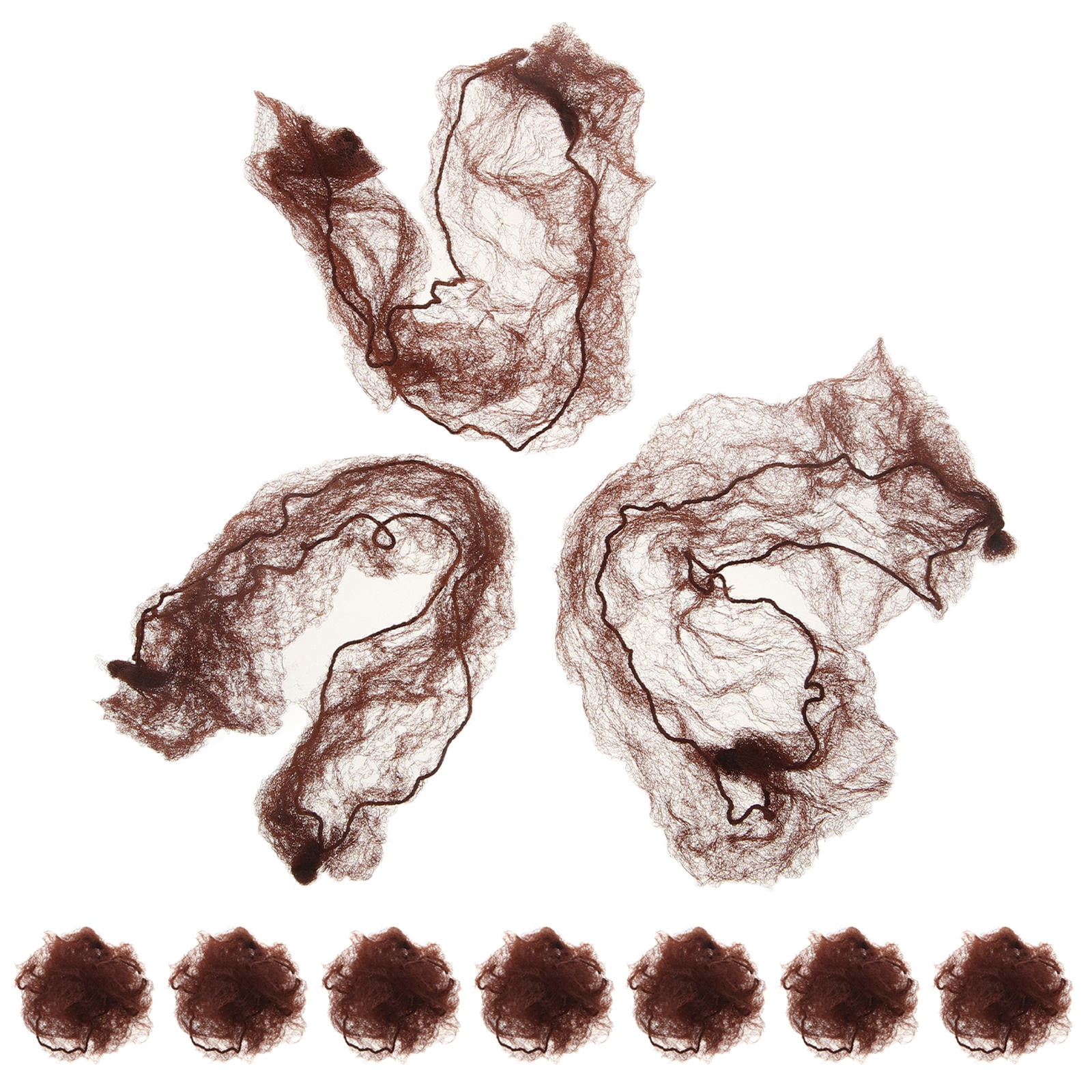 Raindrops 10Pcs Bun Hair Nets Ballet Hair Nets for Buns Girl Hair ...