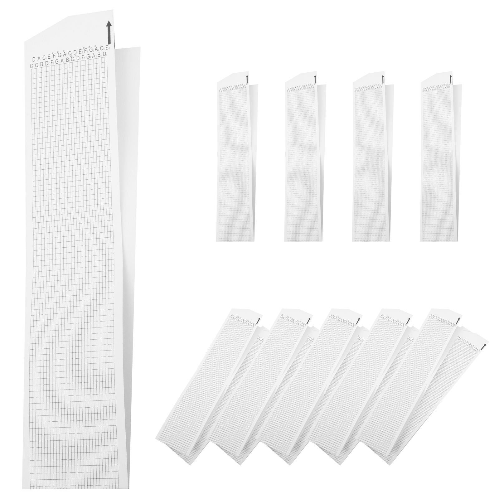 Raindrops 10Pcs DIY 30 Note Hand Crank Music Box Movement Paper Strips ...