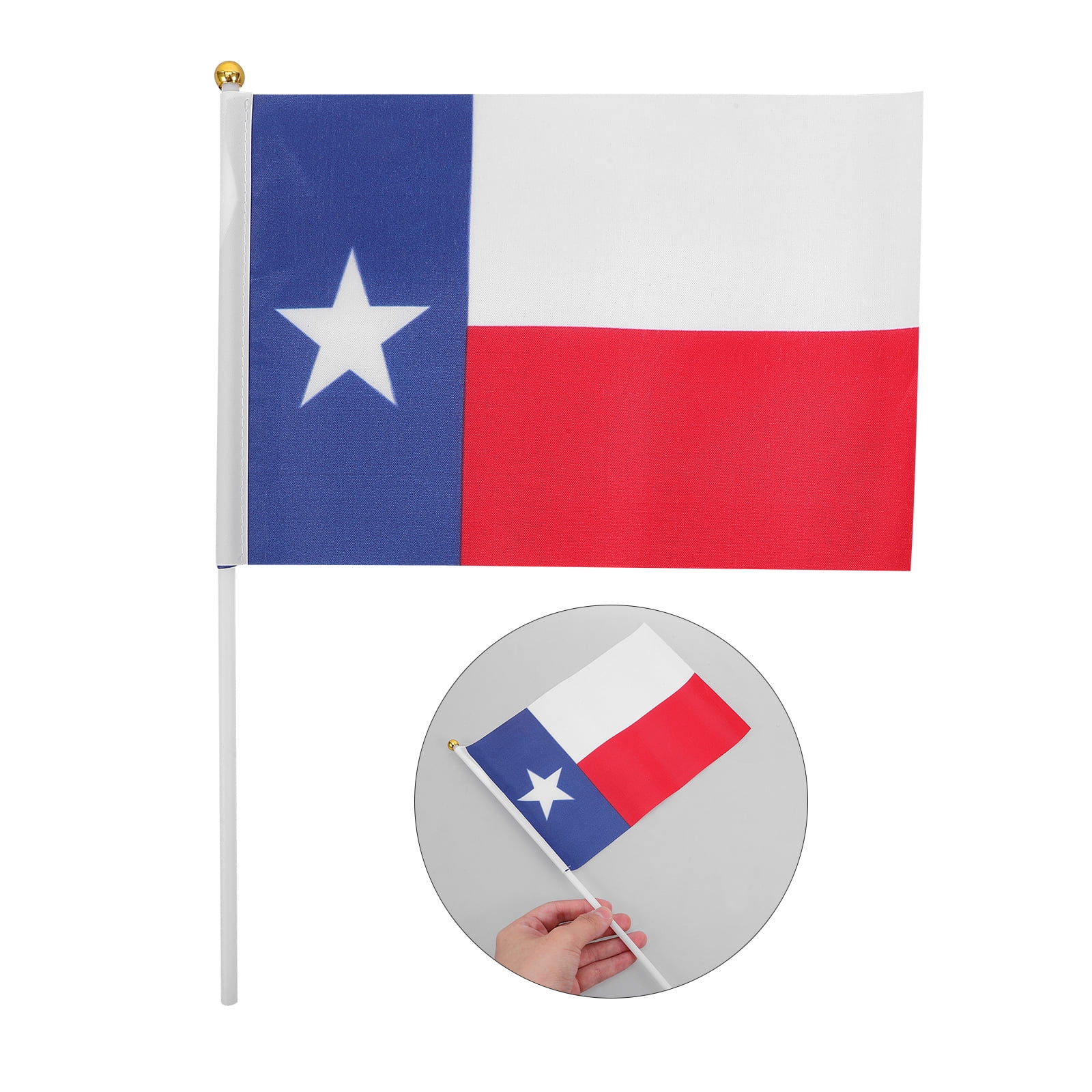 Raindrops 10Pcs Decorative Texas Flags Small State Flags Handheld Flags ...