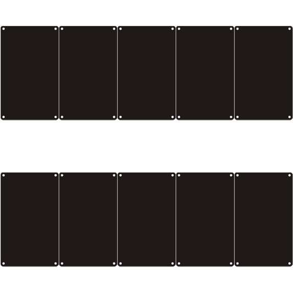 Raindrops 10Pcs Diy Blank Sign for Office Door Name Plate with ...