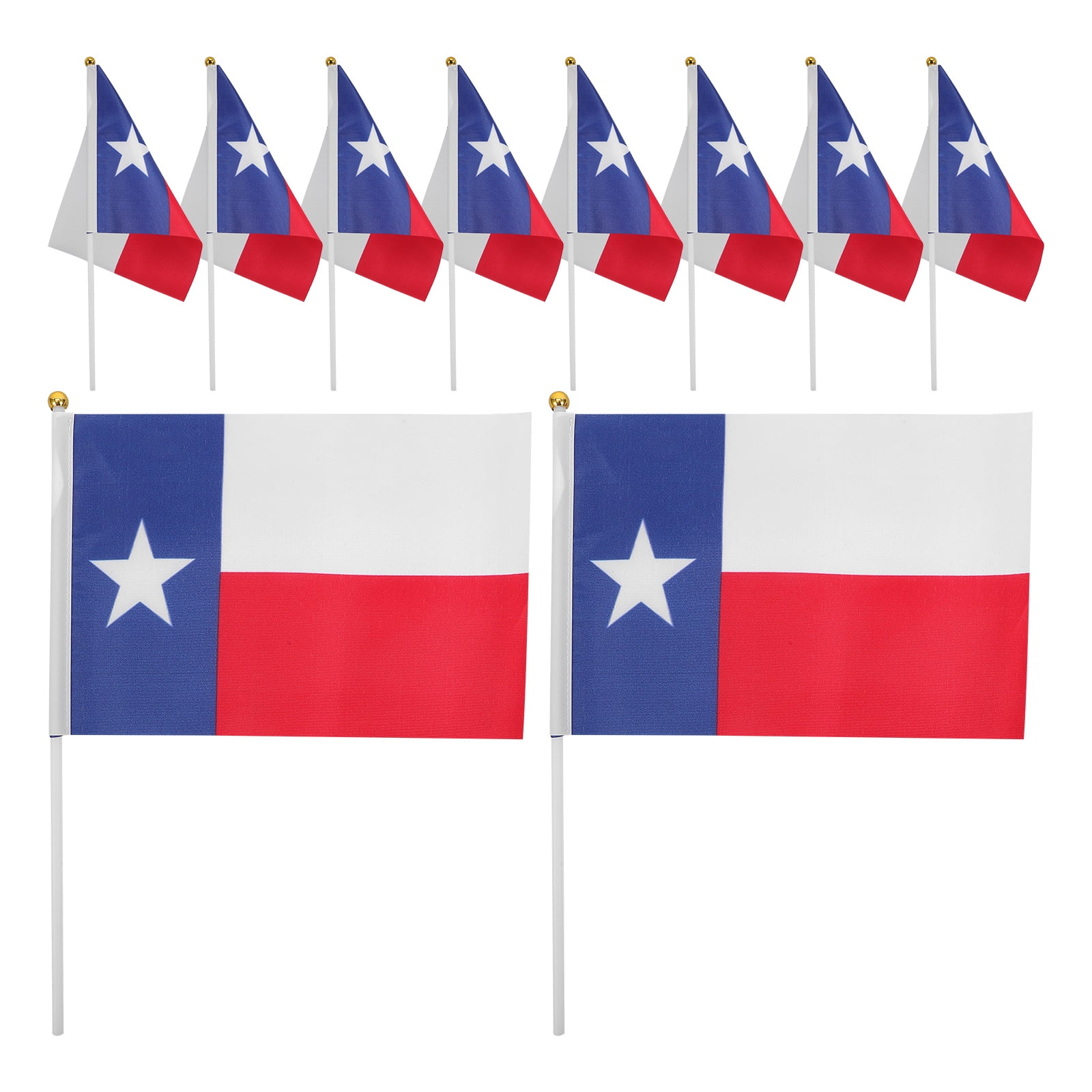 Raindrops 10Pcs Handheld Flags Texas Flags Wear-resistant British Flags ...
