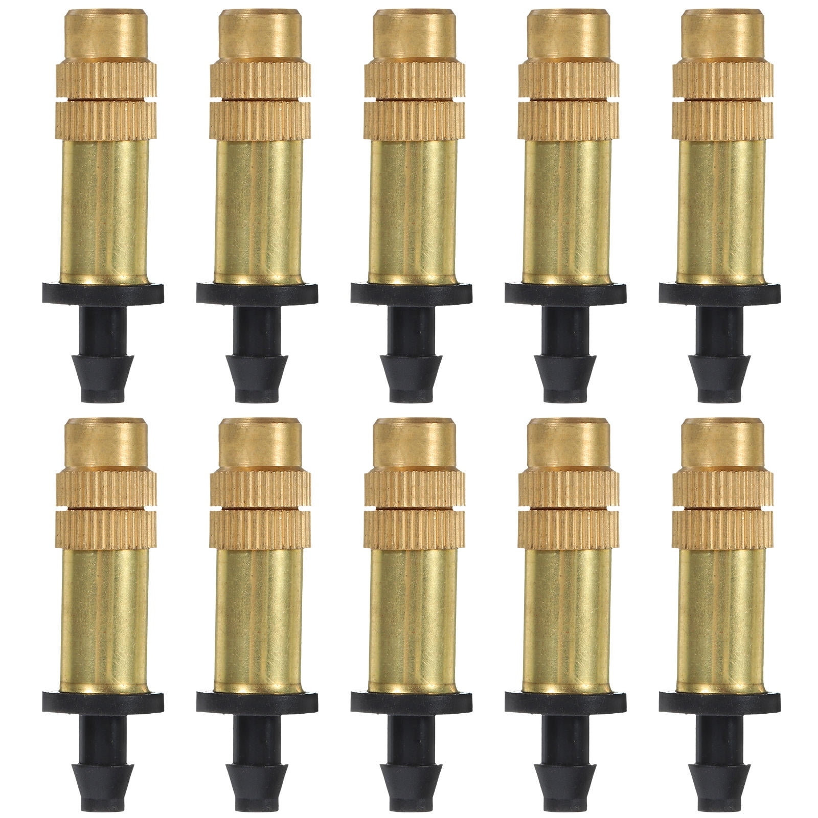 Raindrops 10Pcs Irrigation Nozzle Adjustable Copper Atomizing Nozzle ...