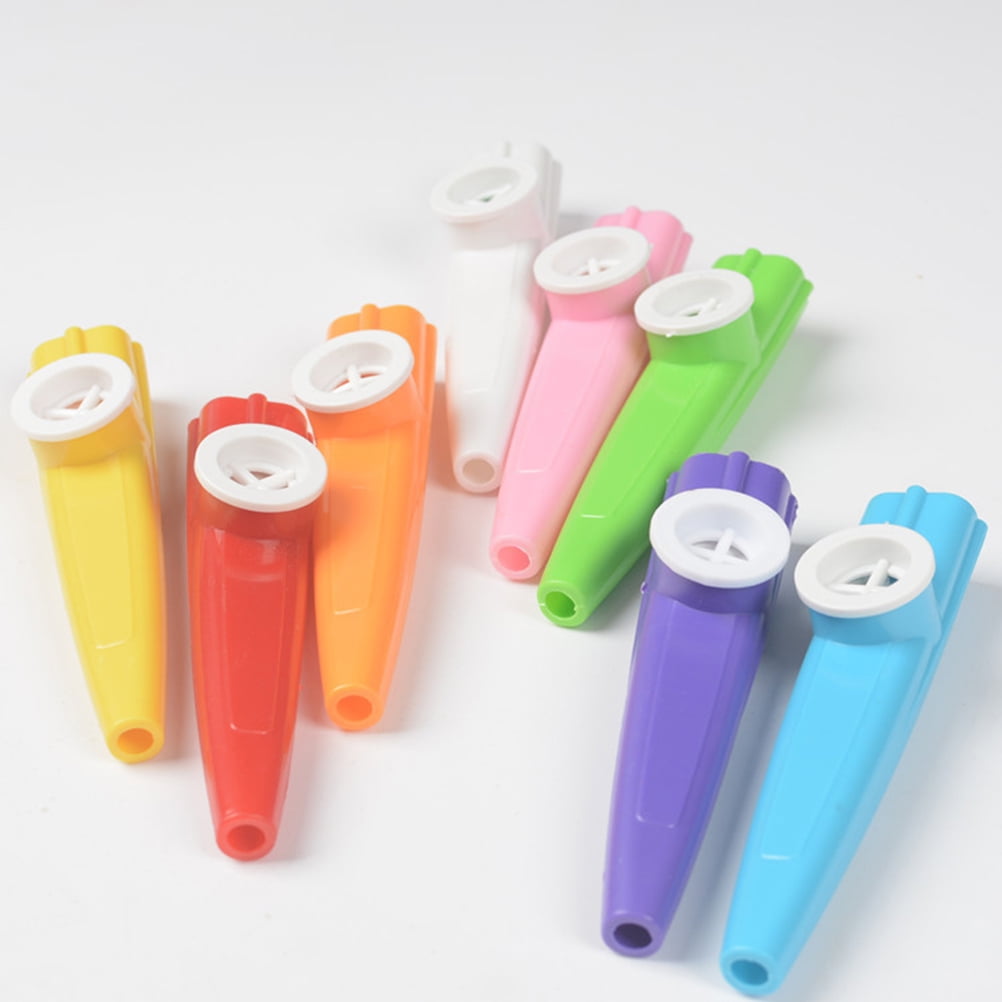 Raindrops 10Pcs Kazoos for Kids Plastic Musical Instruments Easy to ...