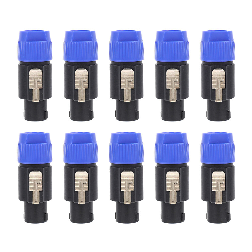 Raindrops 10Pcs Loudspeaker Connectors Four- Connector Speaker ...