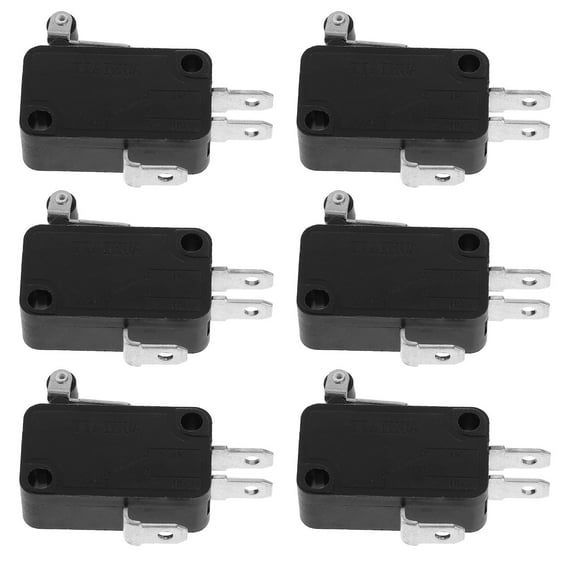 Raindrops 10Pcs Micro Switch Red Black Snap Action Switch Roller Lever ...