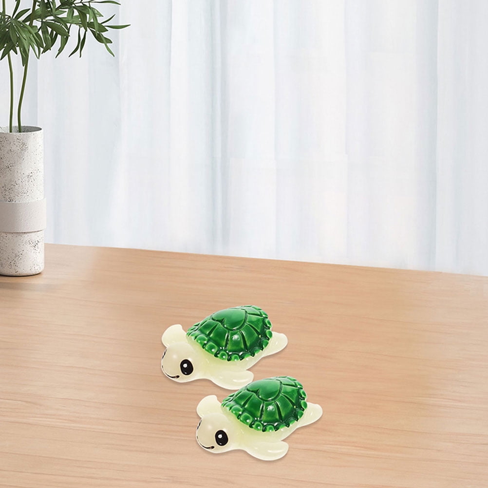 Raindrops 10Pcs Mini Sea Animals Resin Turtle Figurines for Mini Garden ...