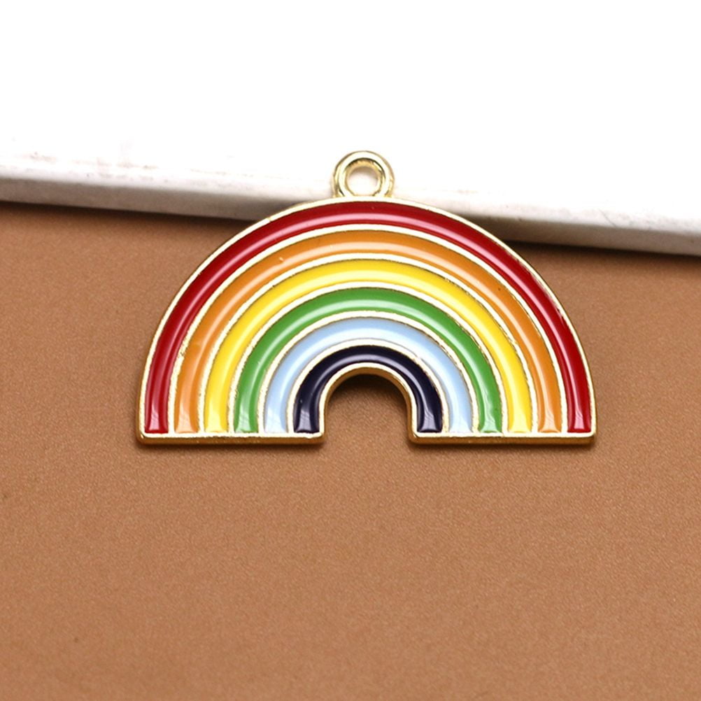 Raindrops 10Pcs Multi Colored Pendant For Diy Projects And Accessories ...