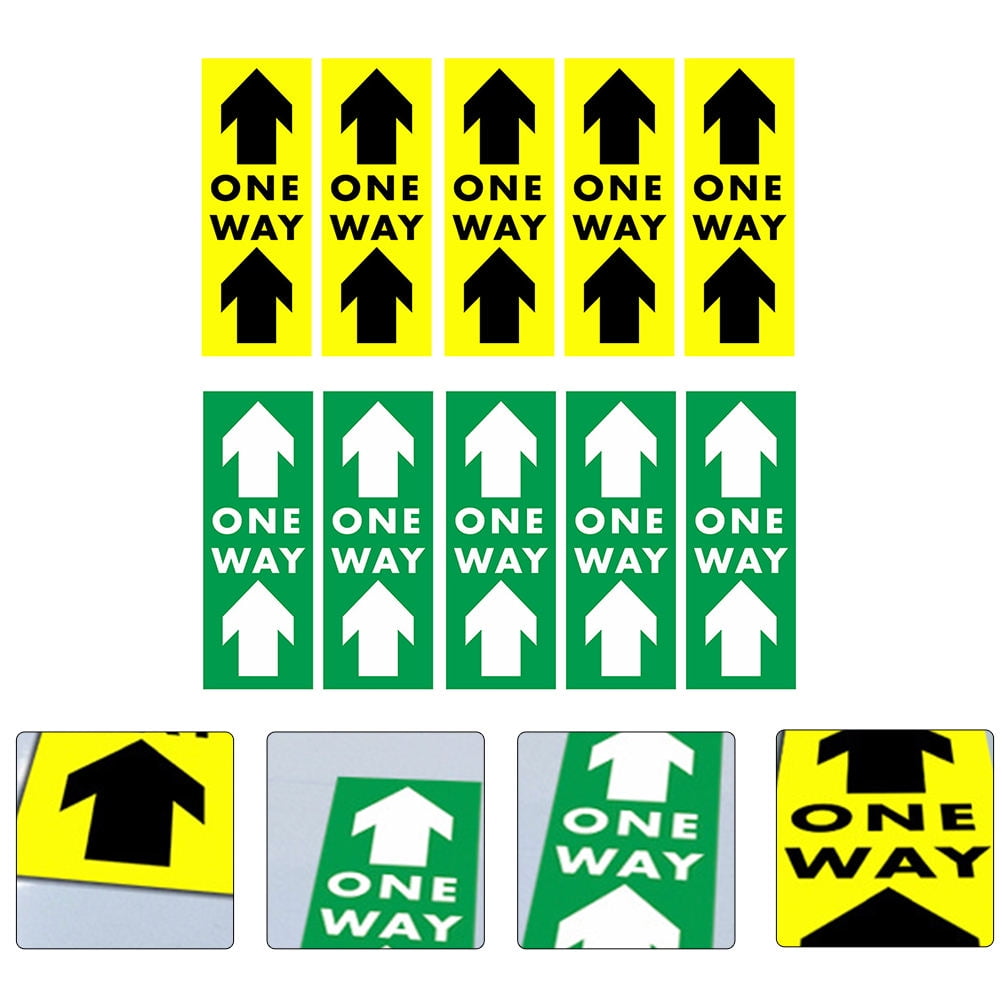 Raindrops 10Pcs PVC Floor Decals Stickers Directional Sign Decal For ...