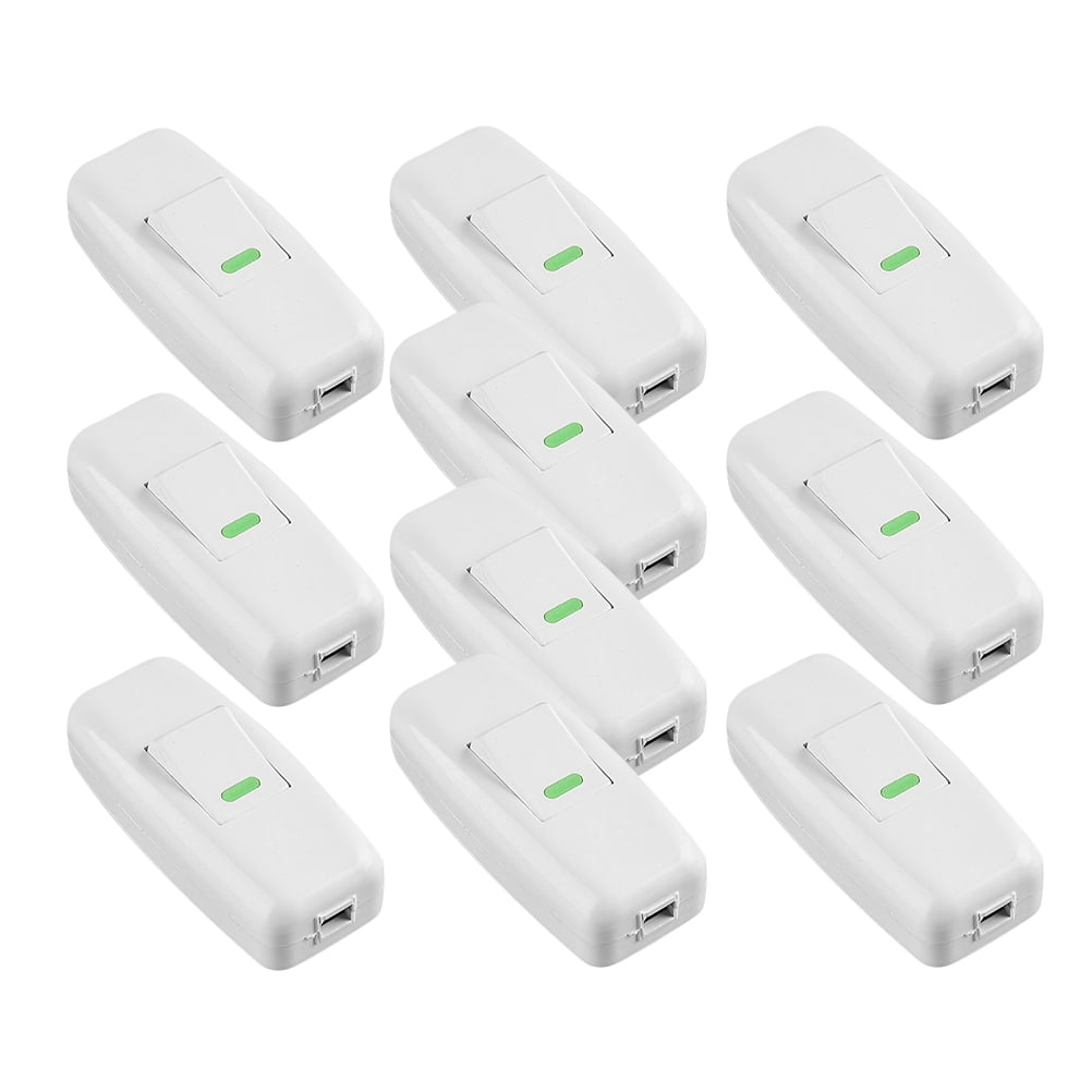 Raindrops 10Pcs Table Lamp Inline Cord Switch Electrical Light Switch ...