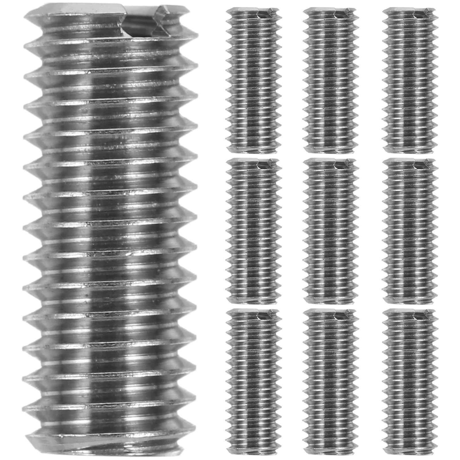 Raindrops 10Pcs Threaded Insert Metal Threaded Insert Thread Adapter ...