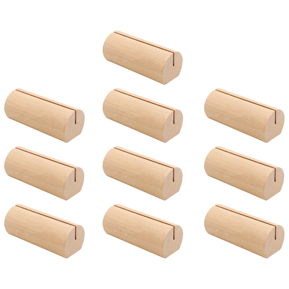 Raindrops 10Pcs Wooden Cards Showing Stands for Menu Holding Event ...