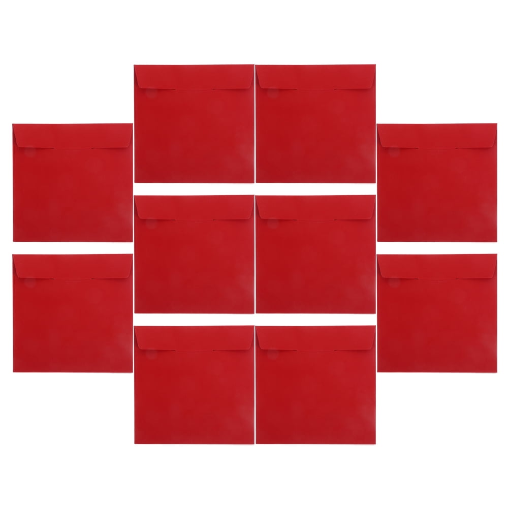 Raindrops Dvd Organizers Red Paper 10Pcs 4.92X4.92X0.2In - Walmart.com