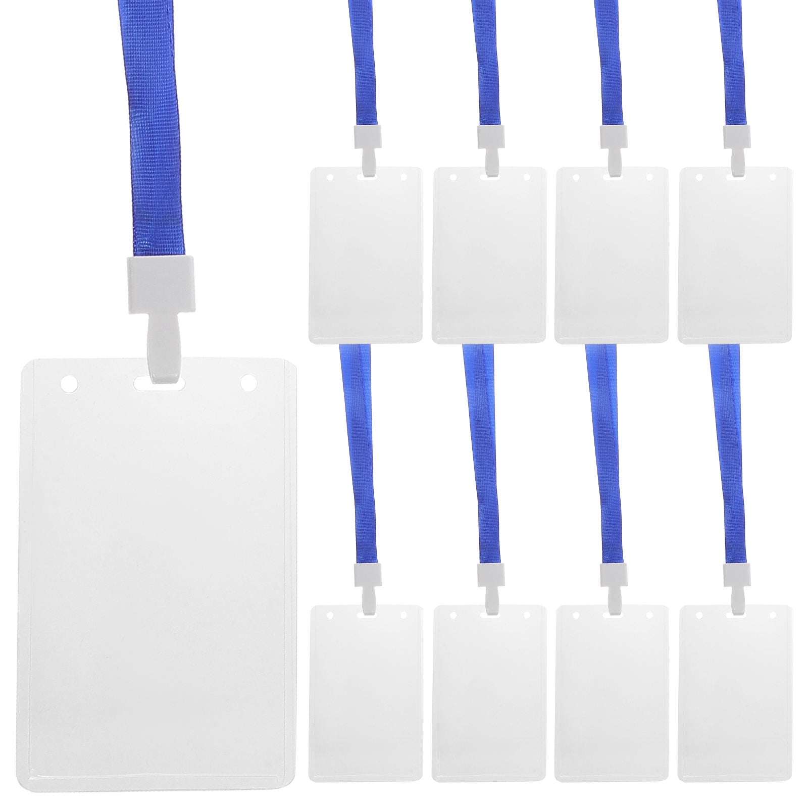 Raindrops 10Set Transparent Design Name Card Holder Badge Protector for ...