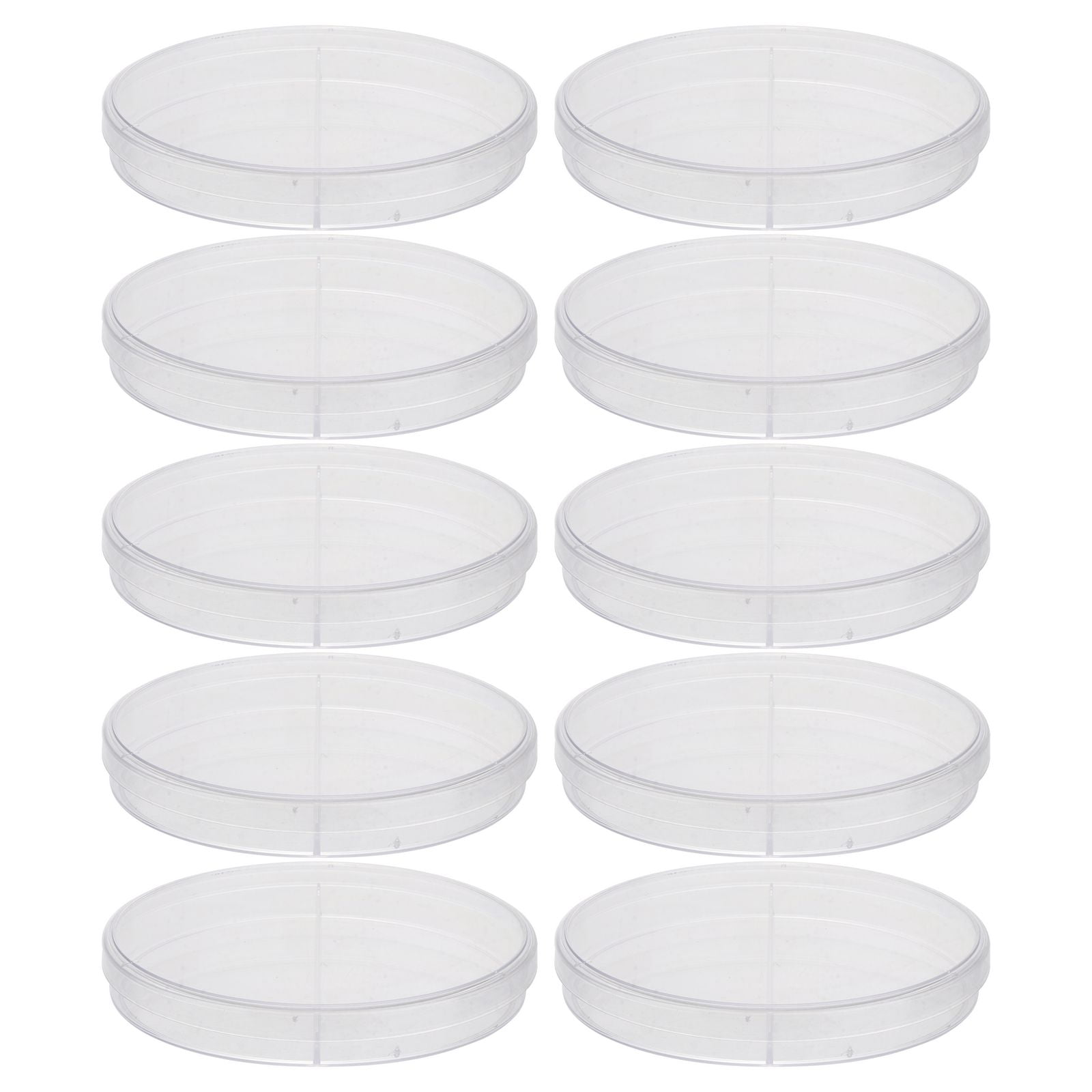 Raindrops 10pcs Agar Plates Culture Plate Petri Two Compartments Dish ...