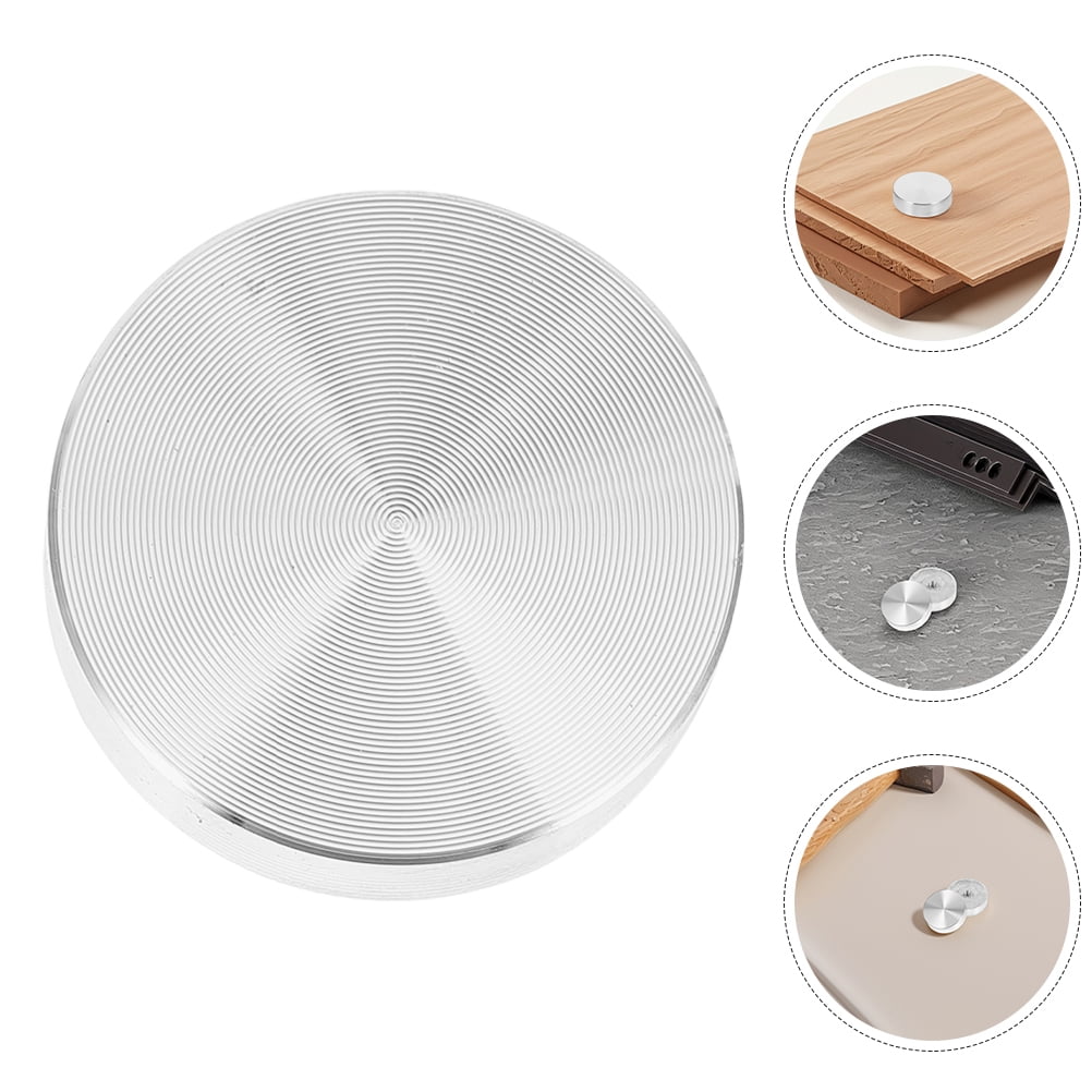 Raindrops 10pcs Aluminum Table Top Disc Thread 30mm Metal Circle Disc ...