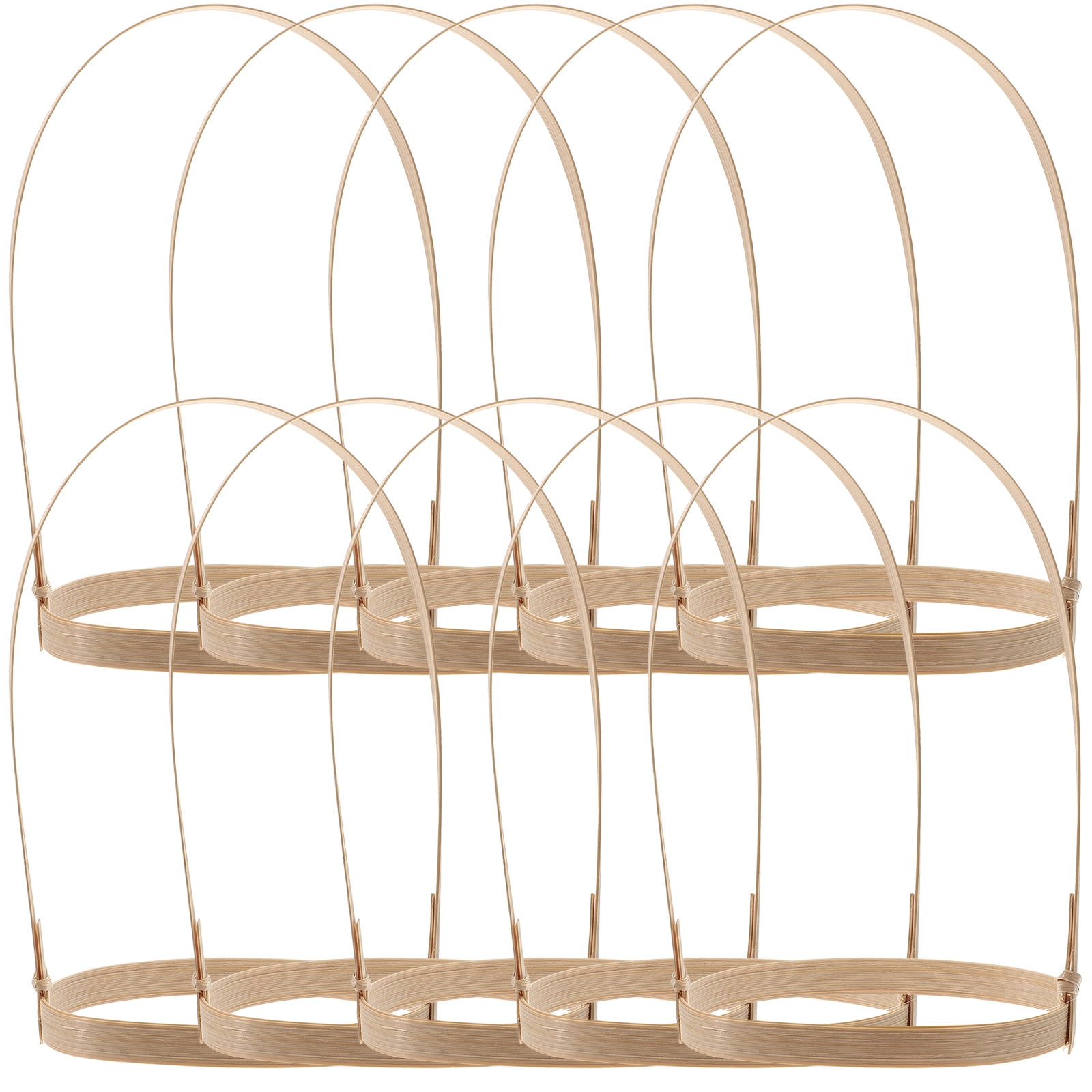 Raindrops 10 Pcs Bamboo Cup Holder Take Coffee Carriers for Drinks ...