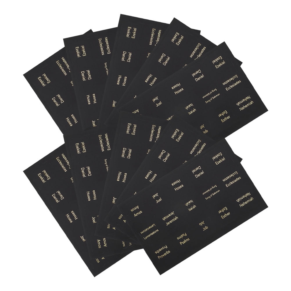 Raindrops 10pcs Bible Indexing Tabs Old And New Testament Tabs Books ...