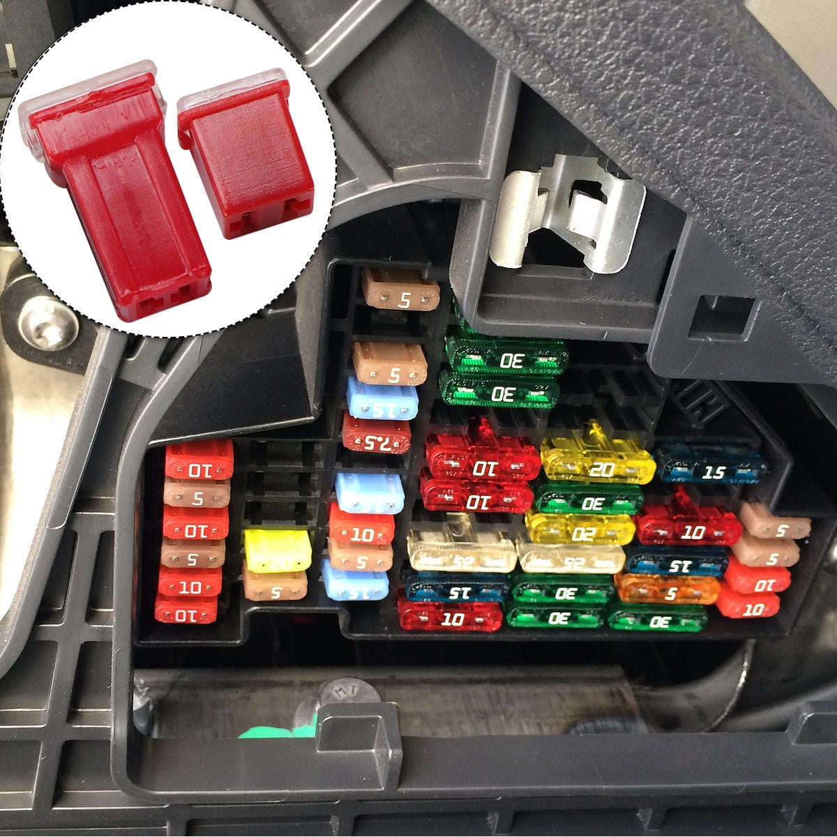 Raindrops 10pcs Box Shaped Jcase Fuse Low and Tall Profile Fuse 30A 40A ...