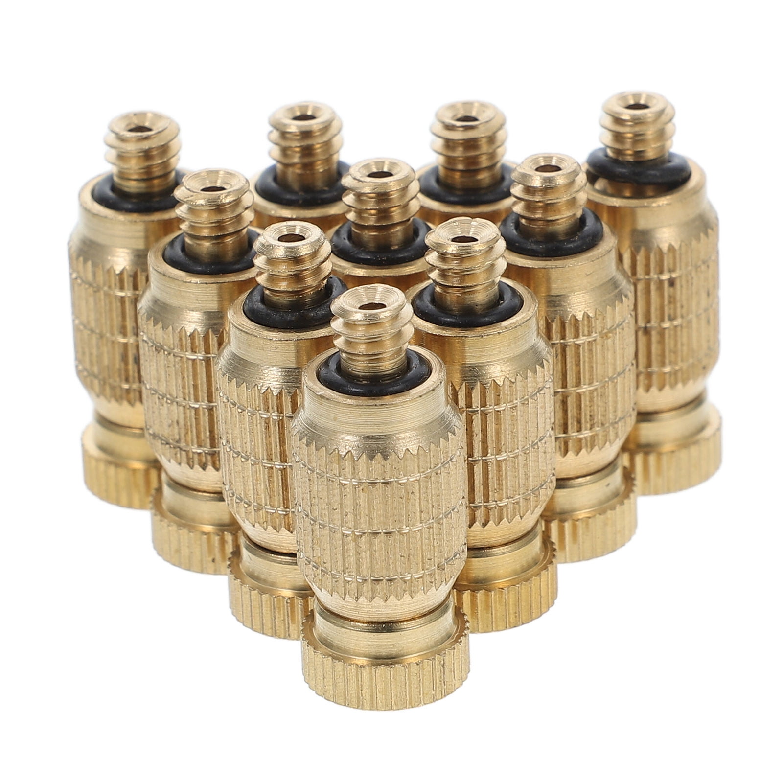 Raindrops 10pcs Brass Misting Nozzle High Pressure Spray Misting Nozzle ...