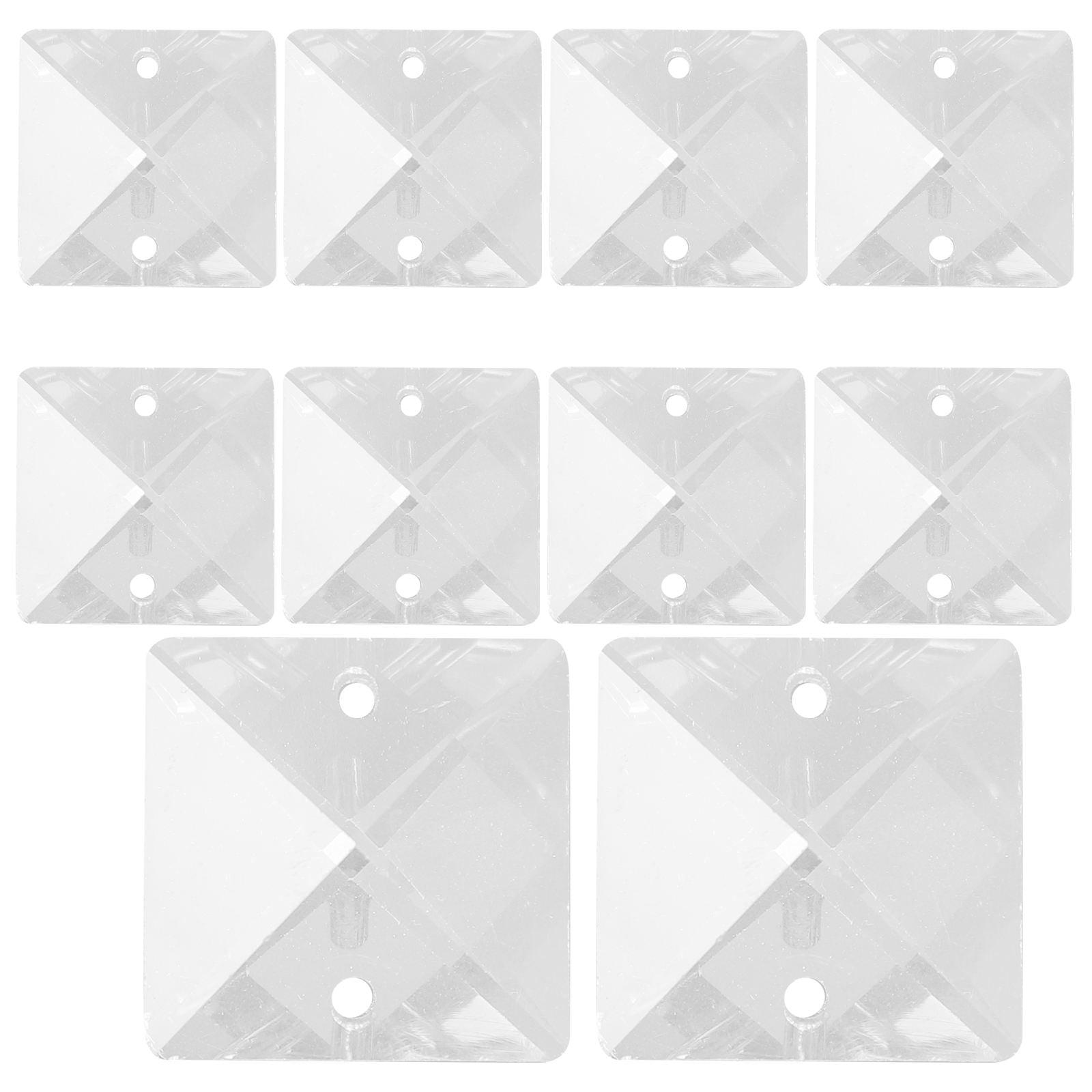 Raindrops 10pcs Crystal Chandelier Pendants Replacement Parts Crystal ...