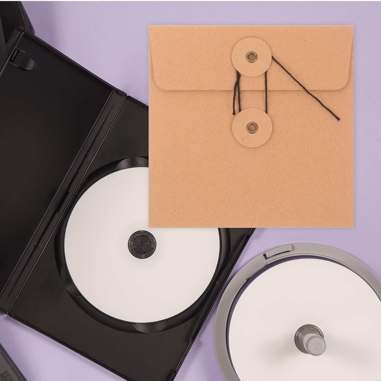 Raindrops 10pcs DVD Storage Holder Kraft Paper DVD Envelopes Cases DVD ...