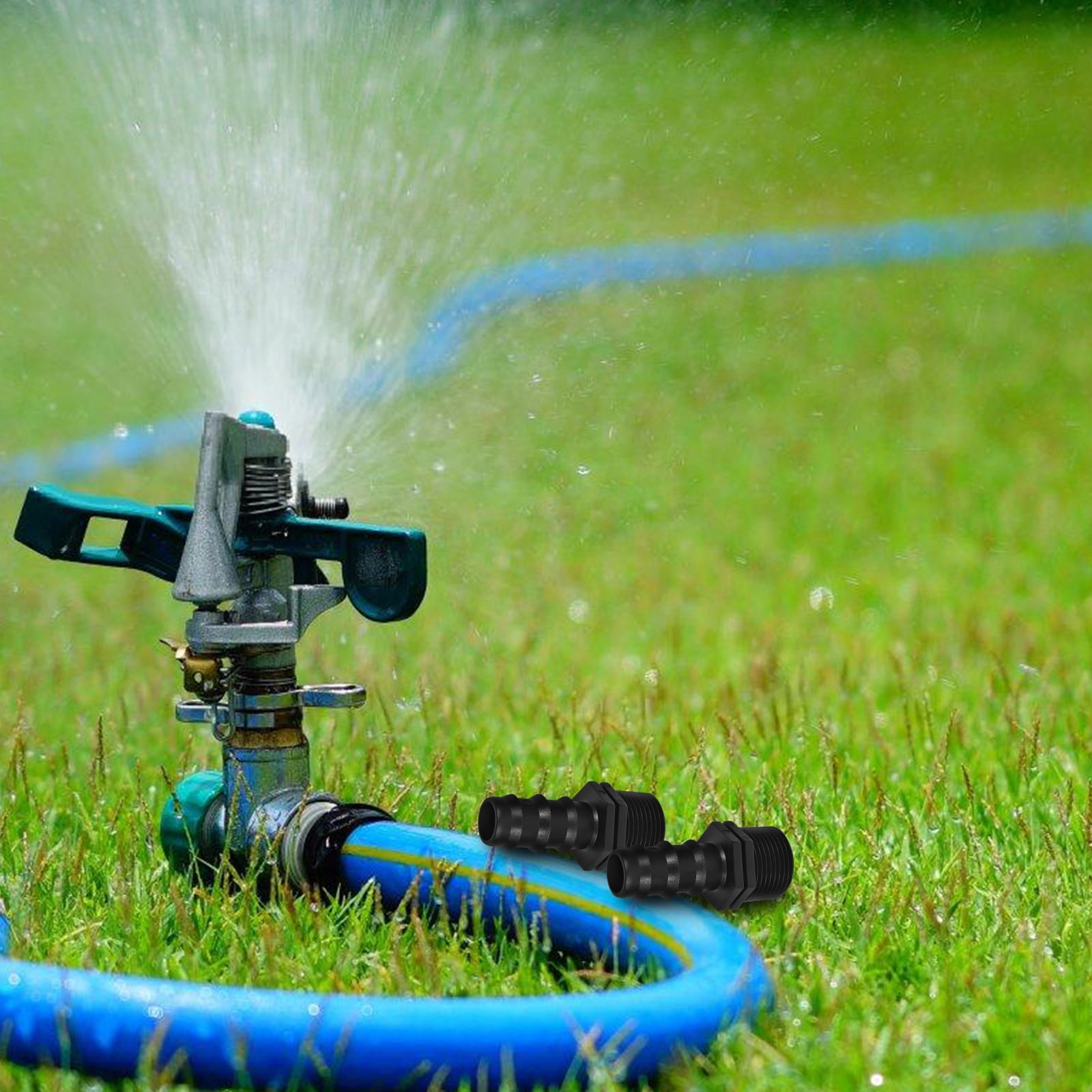 Raindrops 10pcs Drip Irrigation Hose Connectors Drip Pipe Connector ...