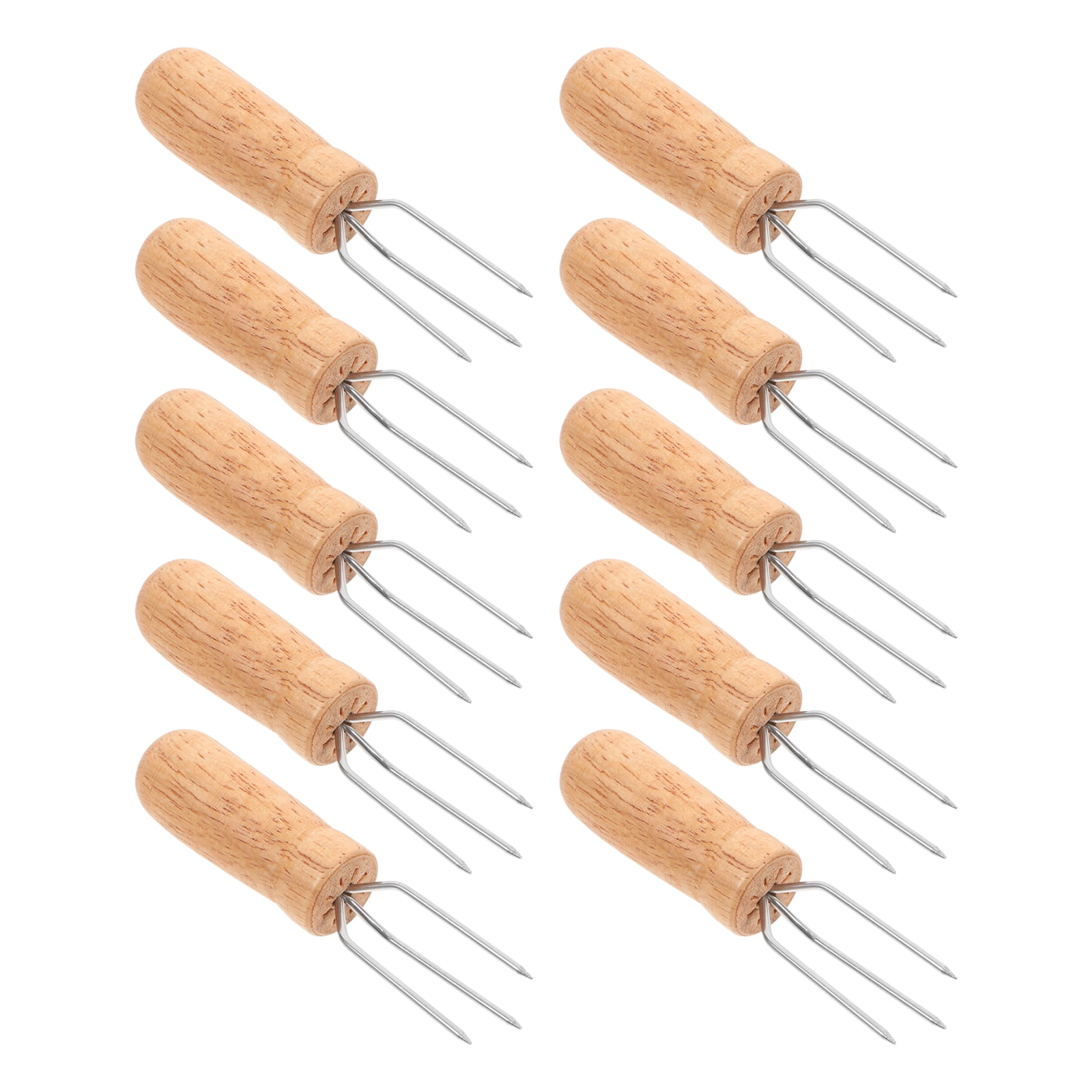 Raindrops 10pcs Holders Stainless Steel Corn On The Cob Holders with ...