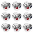 Raindrops 10pcs Hot Cold Water Faucet Temperature Indicator Buttons ...
