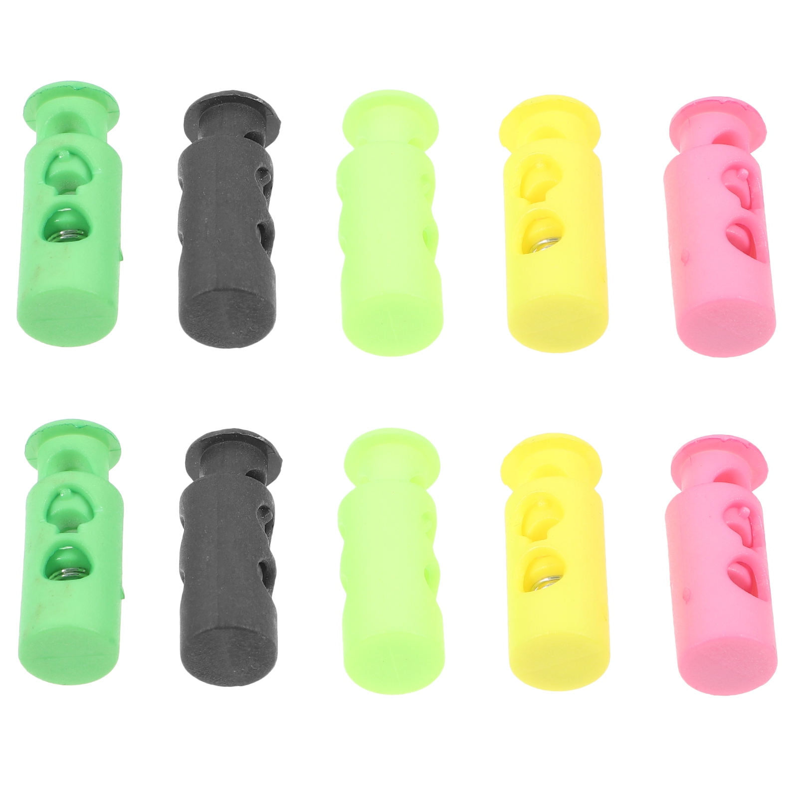 Raindrops 10pcs Knitting Stoppers Plastic Pink Spring Shape for Prevent ...