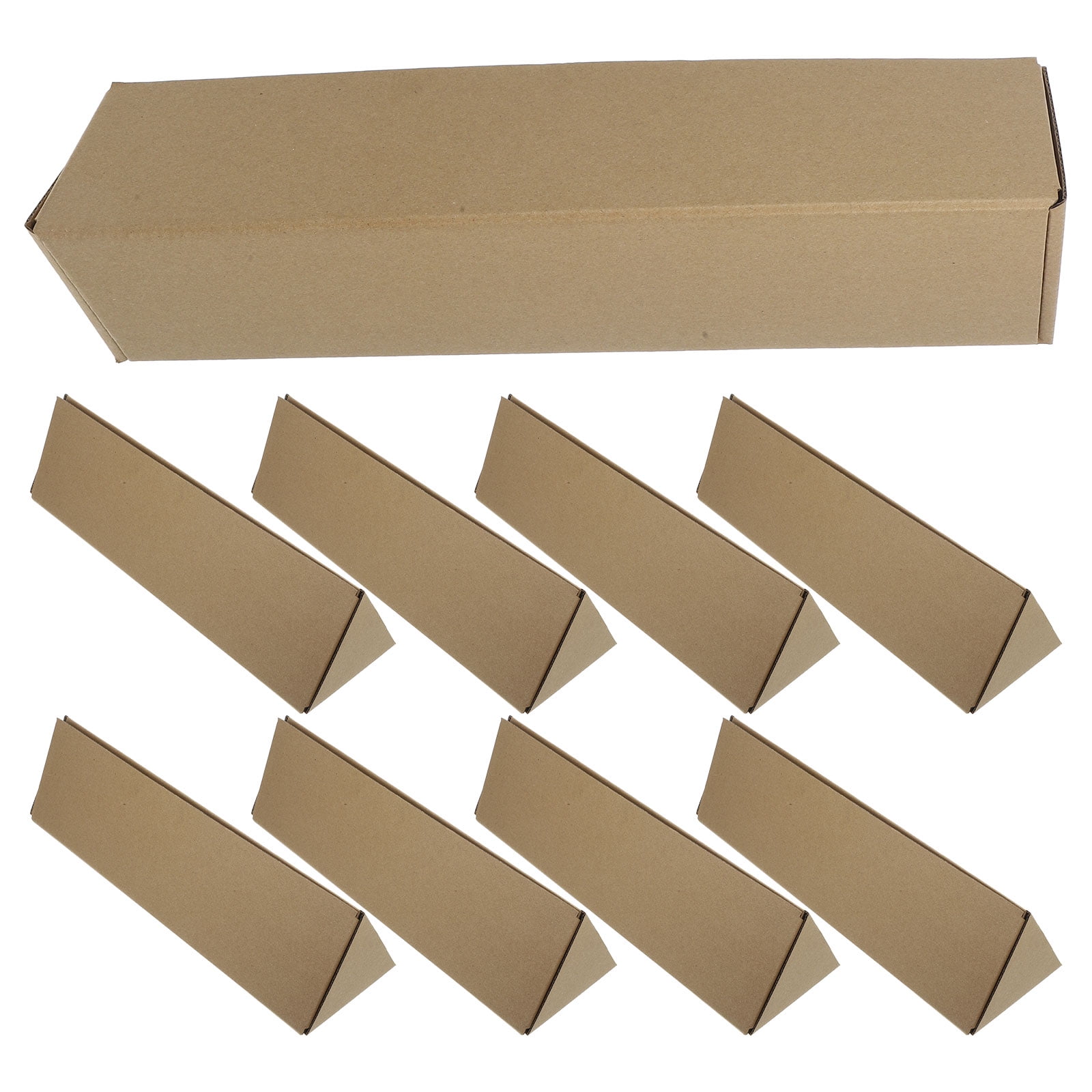Raindrops Topperfun 10pcs Triangle Carton, 3x3x14in Kraft Paper Storage ...