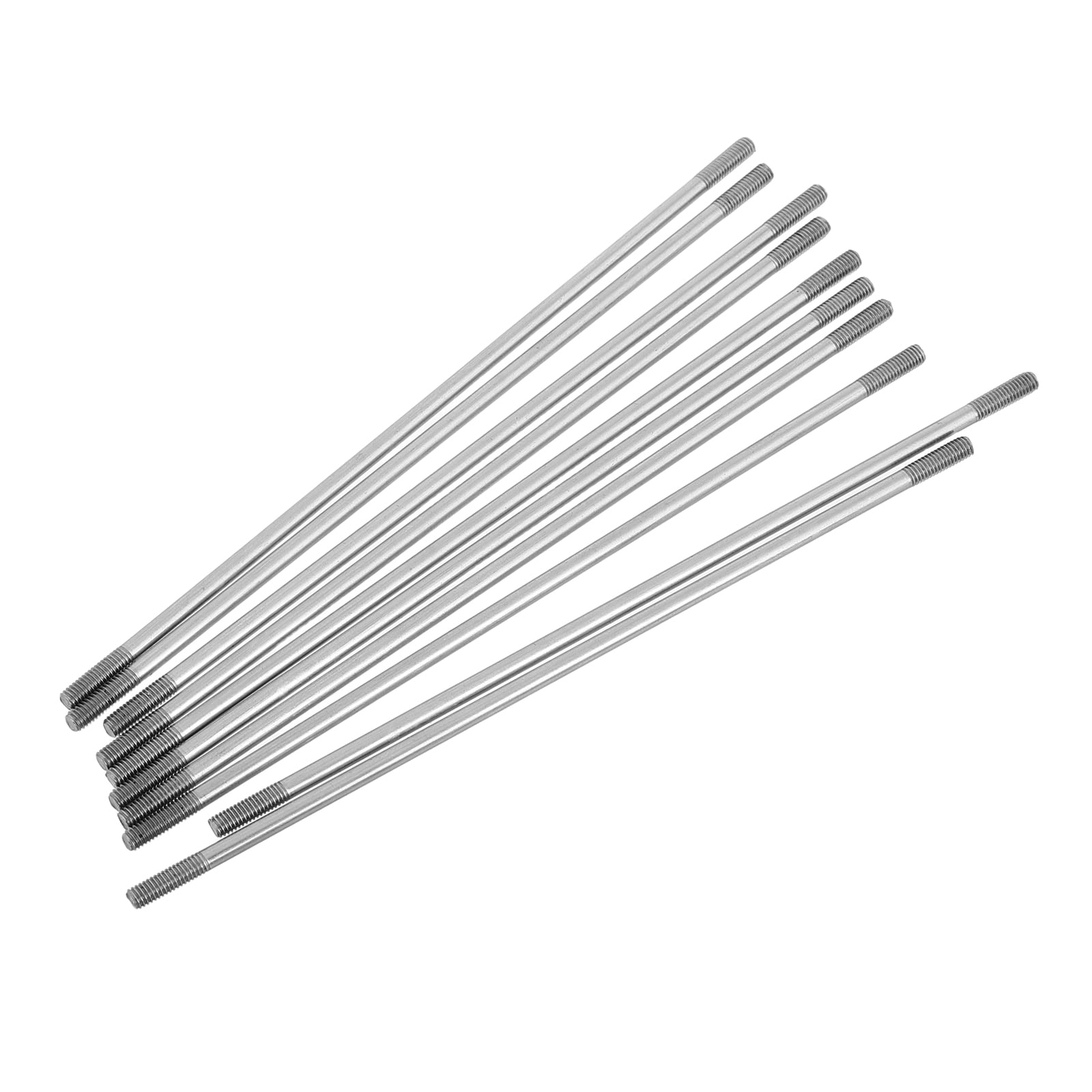 Raindrops 10pcs Metal Tie Rod Threaded Connecting Rod Miniature Push ...