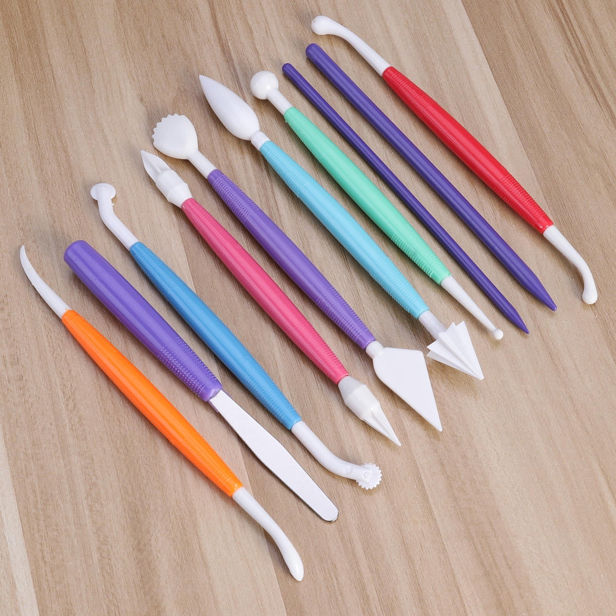 Raindrops 10pcs Plastic Clay Tools Ceramic Pottery Tool Kit for Shaping ...