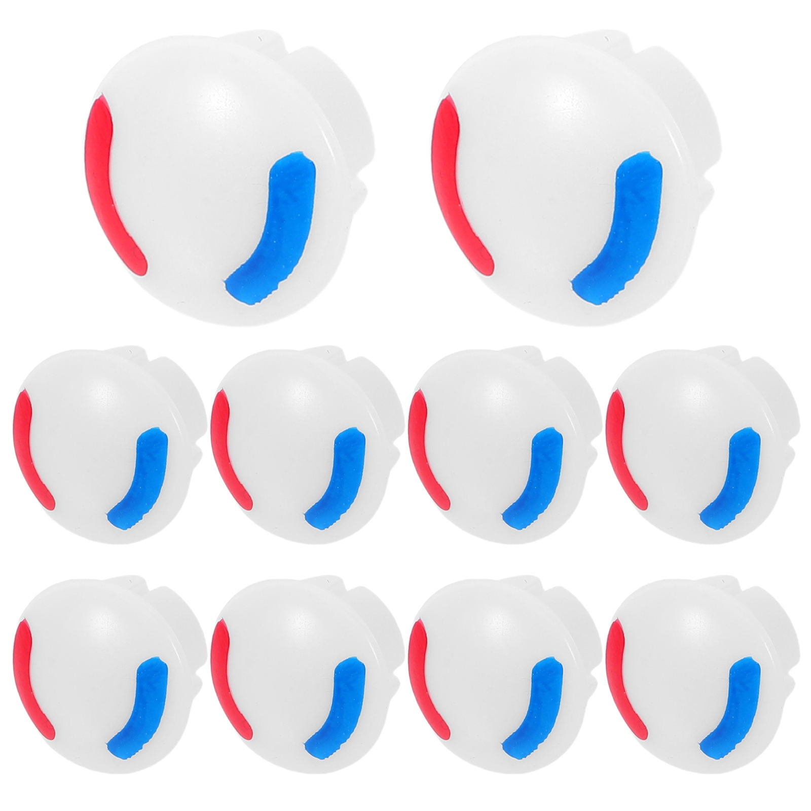 Raindrops 10pcs Plastic Hot Cold Water Labels For Sink Red And Blue ...