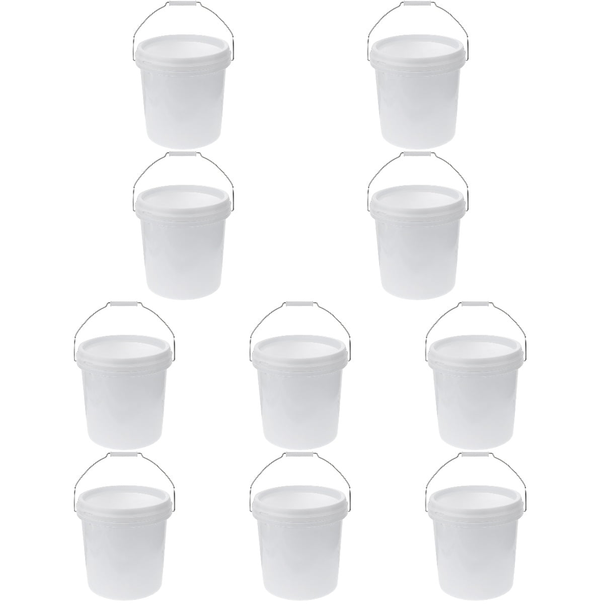 Raindrops 10pcs Plastic Pail Paint Pail Container Plastic Bucket All ...