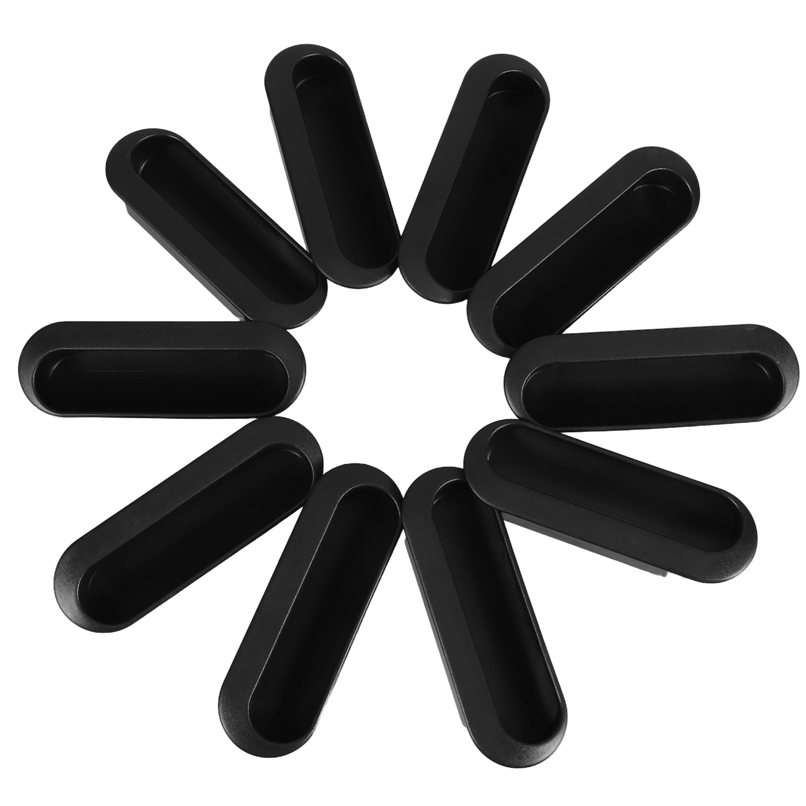 Raindrops 10pcs Plastic Recessed Pocket Door Handle Hidden Drawer Pull ...