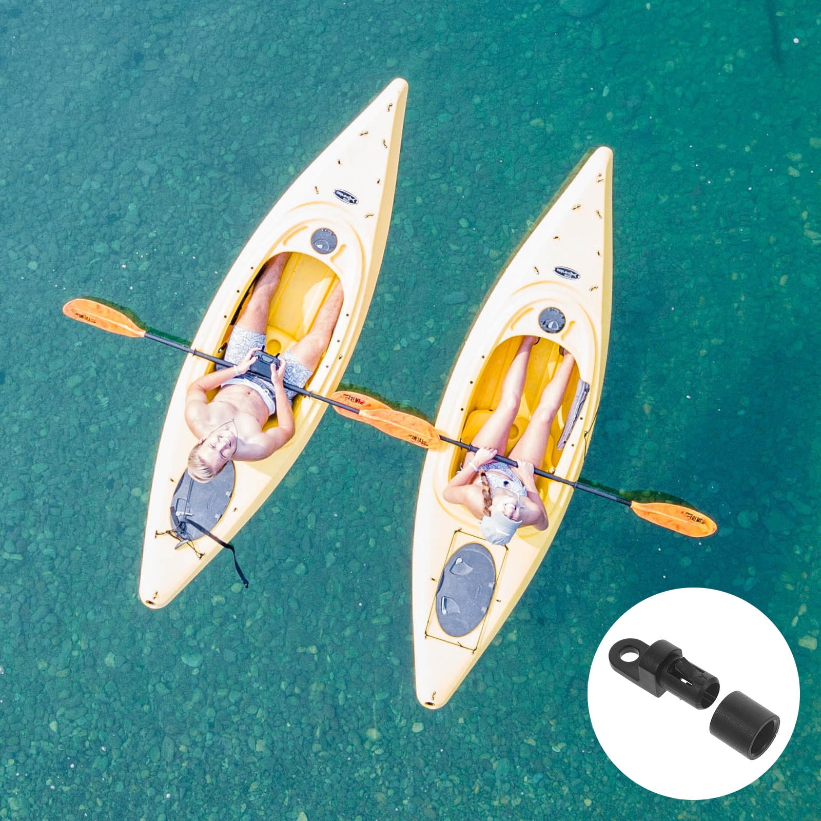 Raindrops 10pcs Rope End Snaps Elastic Cord Terminal Ends Black for ...