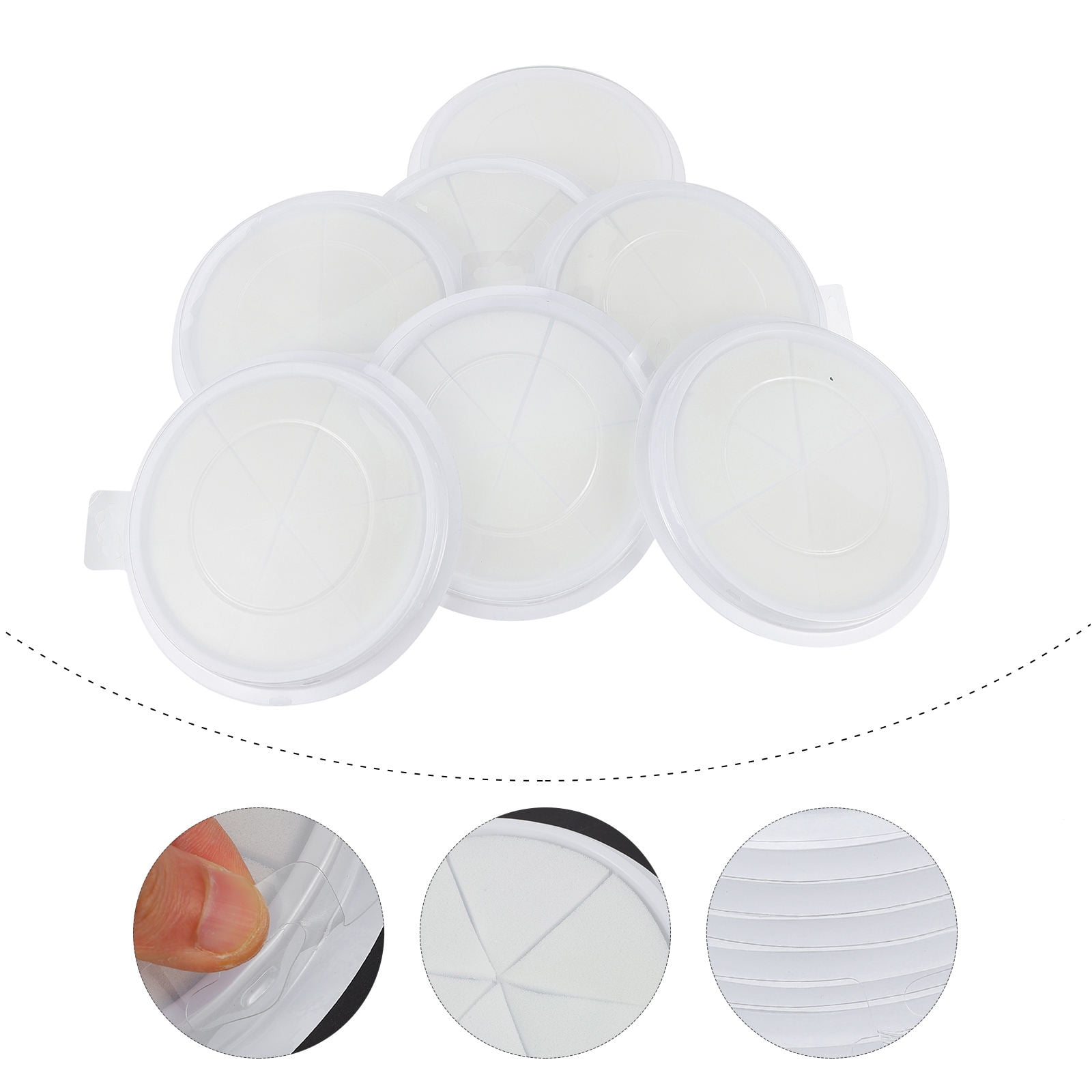 Raindrops 10pcs Round Craft Ink Pad, Round Blank Ink Pad Stamp Pad With ...