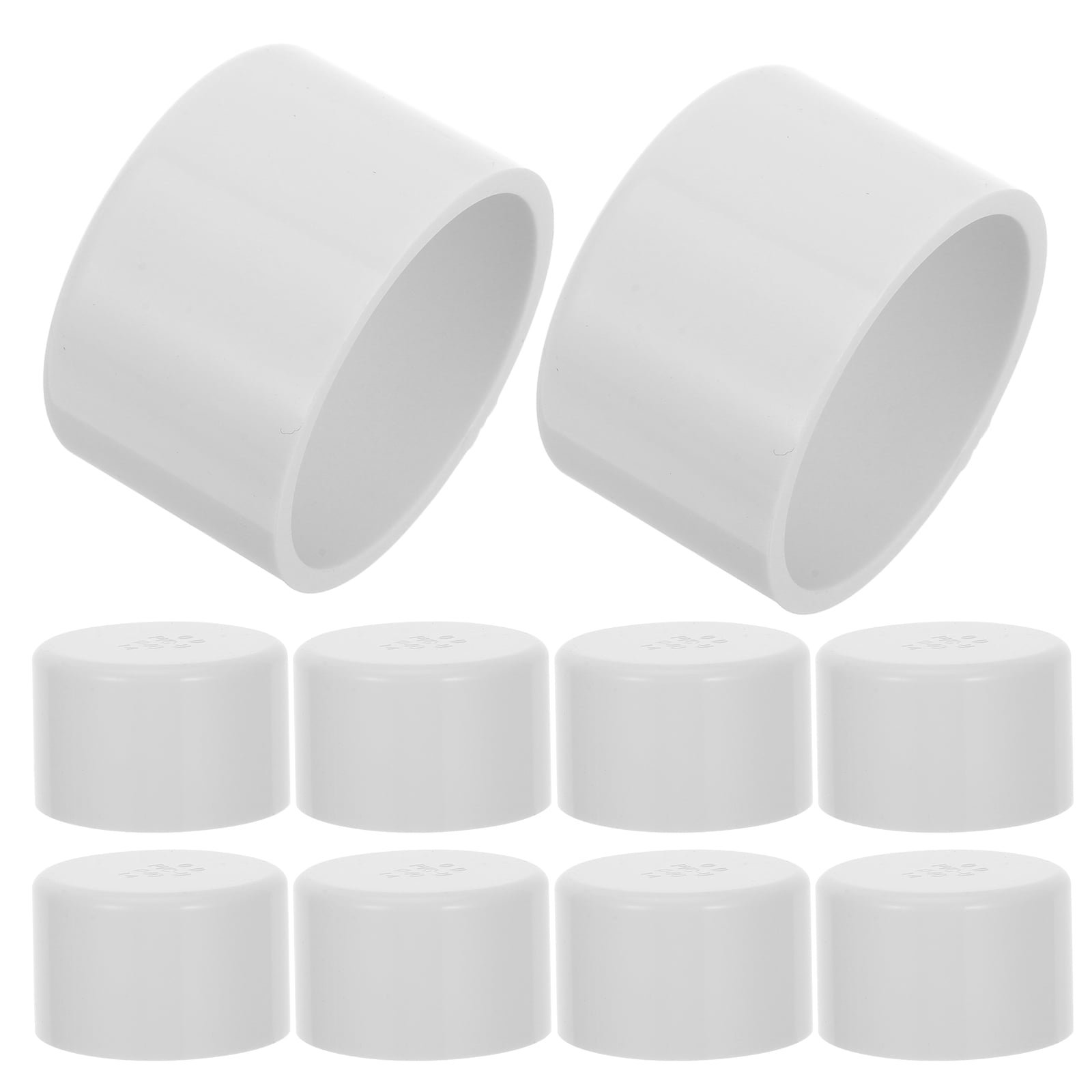 Raindrops 10pcs Round PVC Pipe Hole Plugs 40mm Pipe End Cap Plug ...