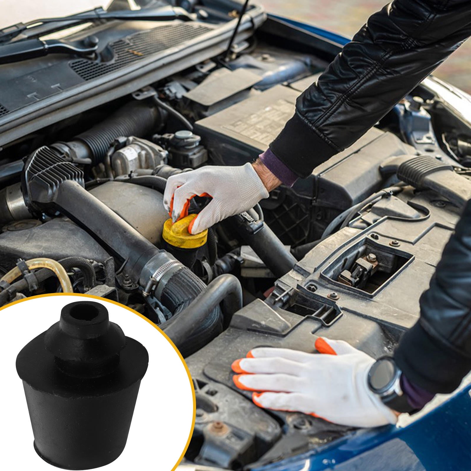 Raindrops 10pcs Rubber Car Hood Stopper Car Hood Rubber Blocks ...