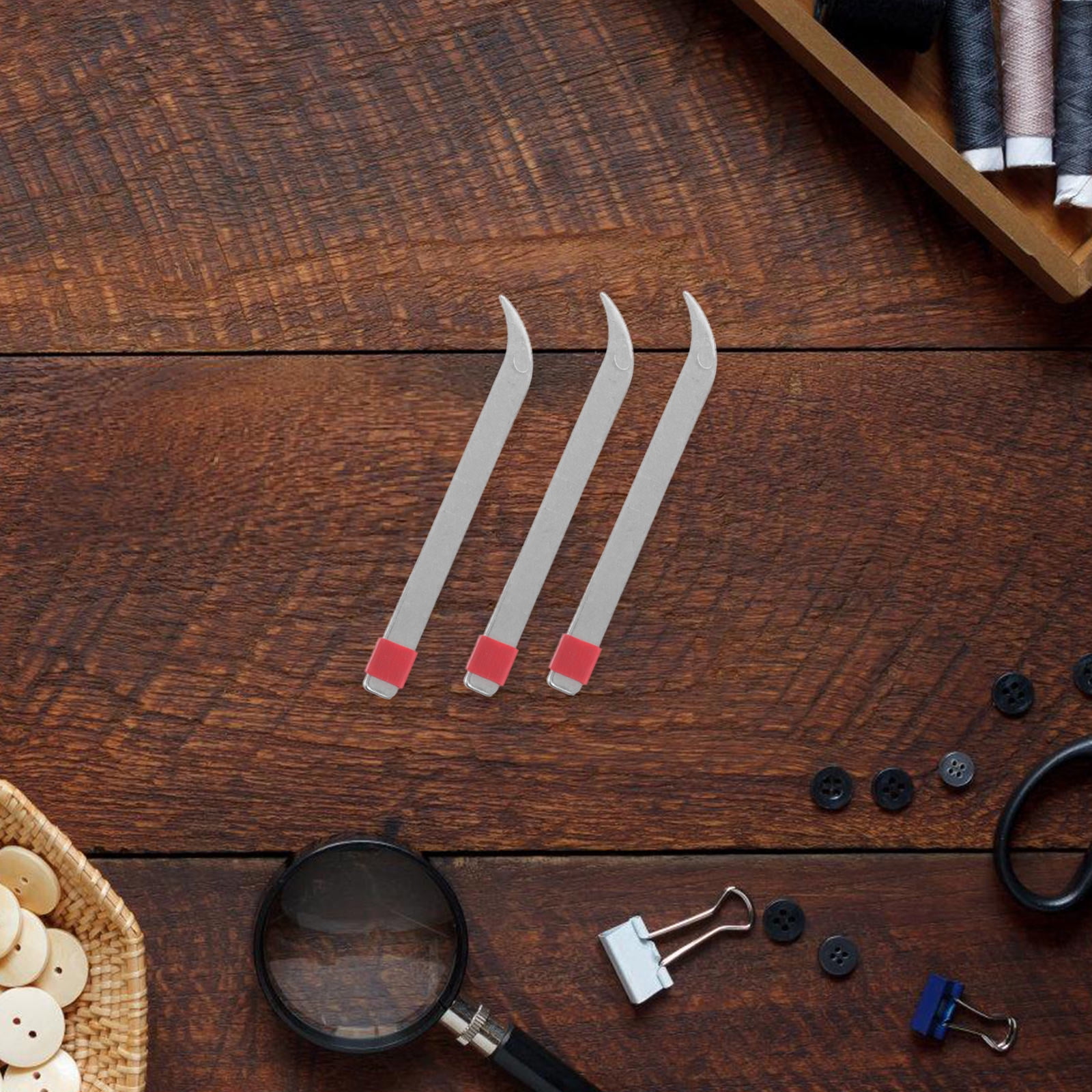 Raindrops 10pcs Stainless Steel Needle Puller Sewing Accessories for ...