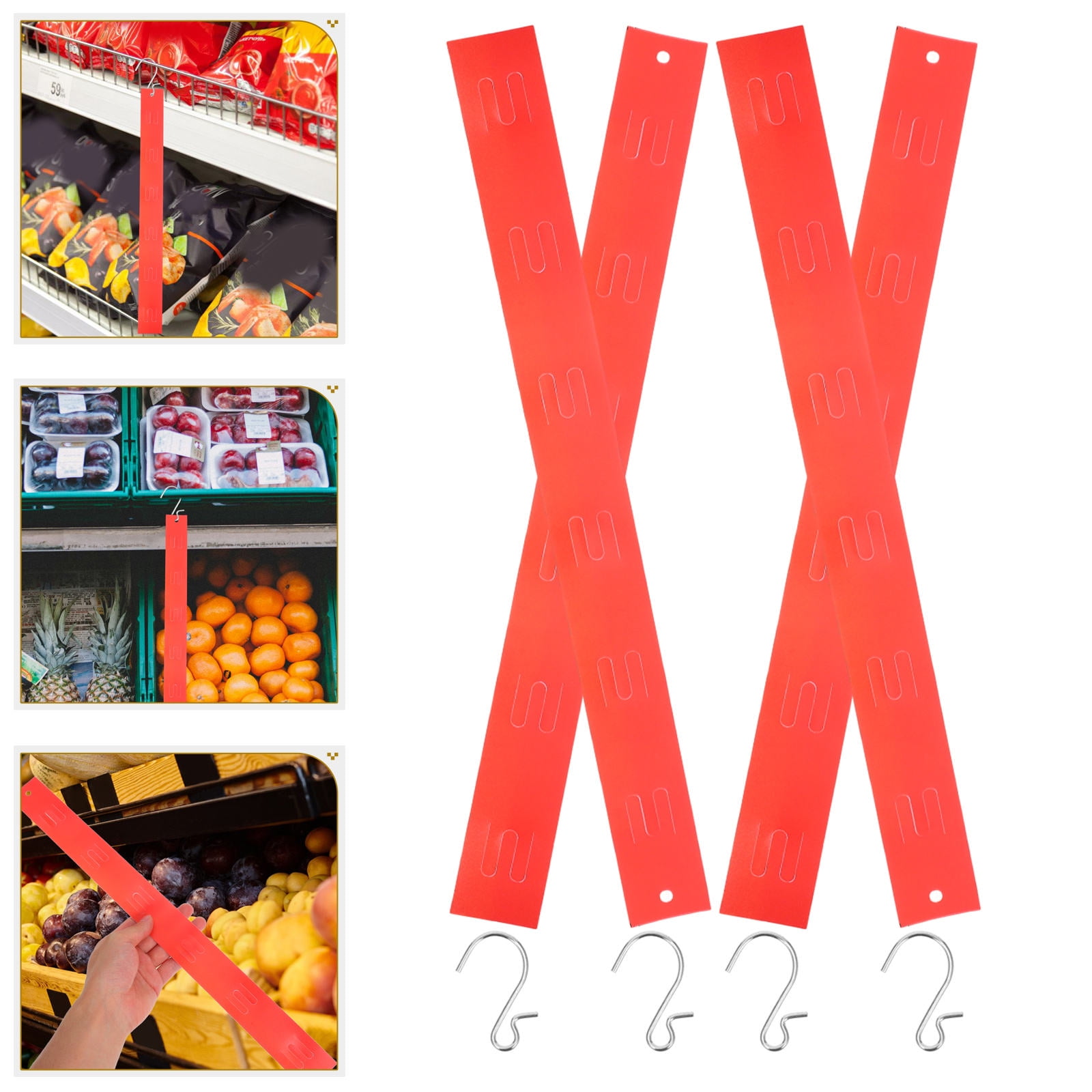 Raindrops 10pcs Station Hanging Merchandise Strips with S Hooks Retail ...