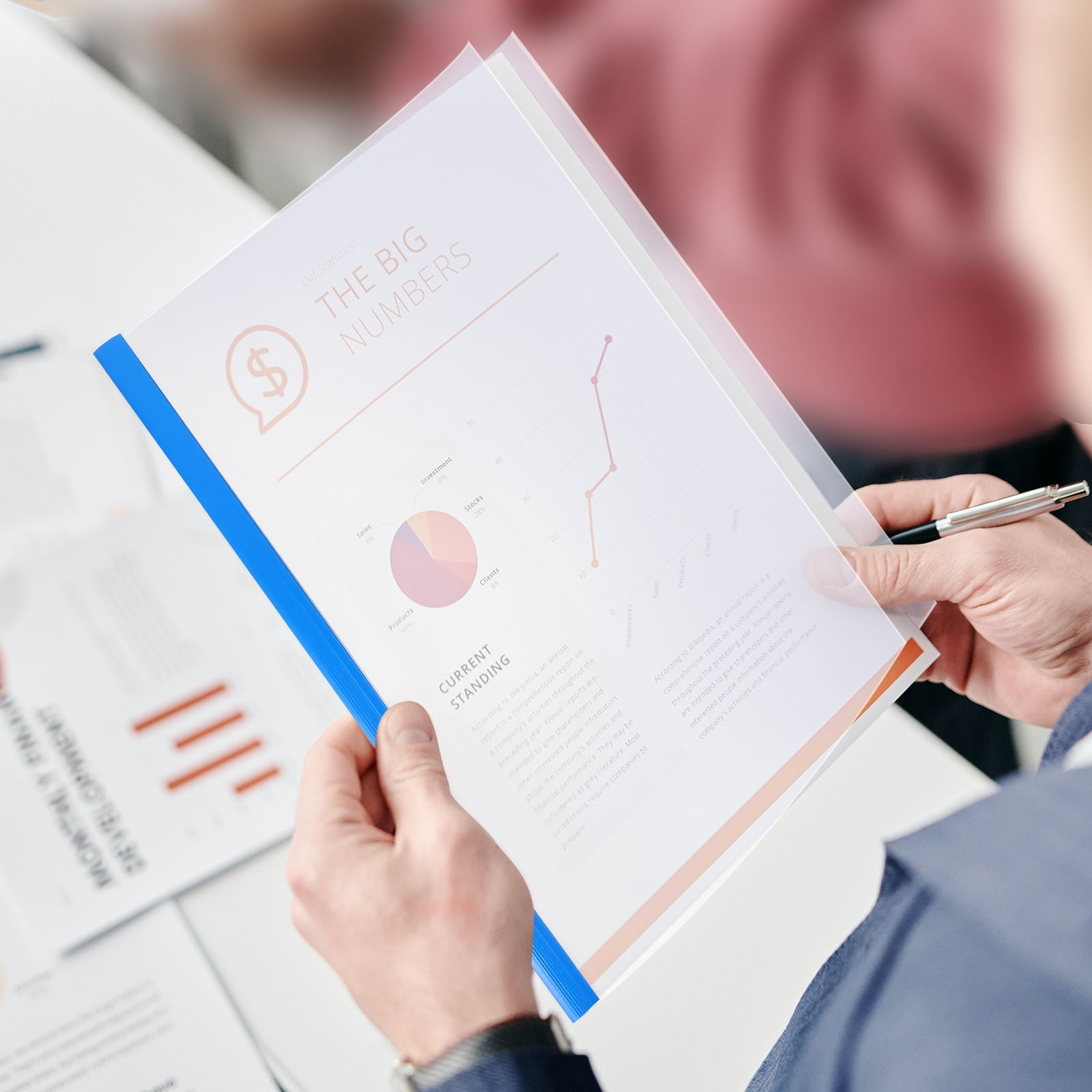 Raindrops 10pcs Transparent Draw Rod Folders Plastic File Storage Clips ...