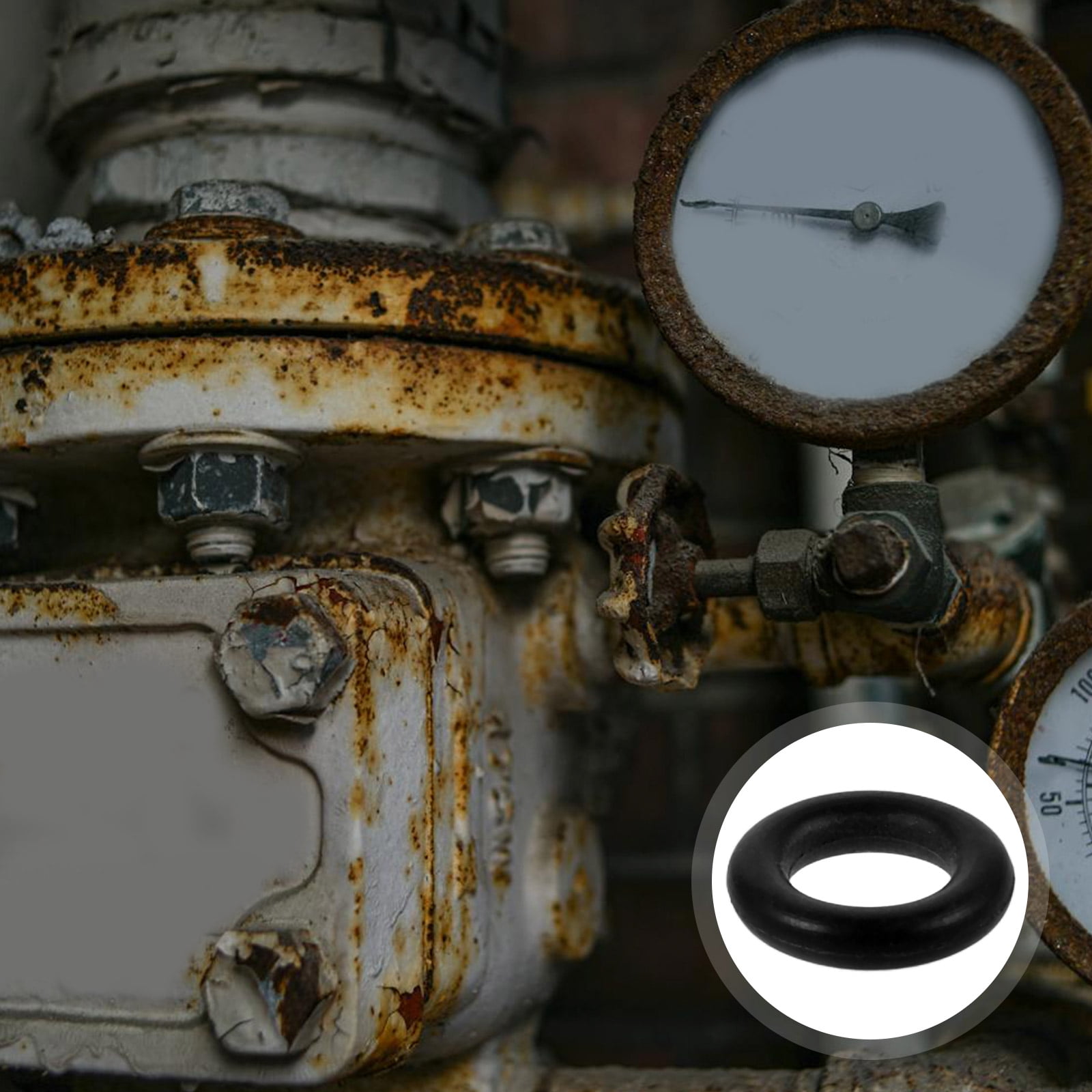 Raindrops 10pcs Valve Stem Rubber Sealing Ring Kit Oil Return Valve ...