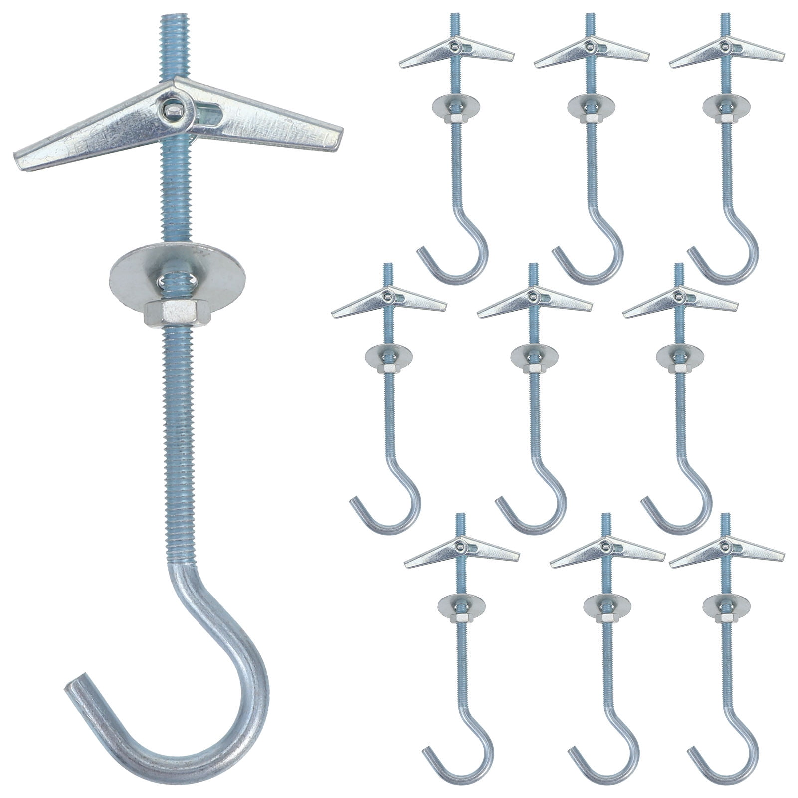 Raindrops 10pcs Wall Mounted Flower Basket Hook Balcony Plants Hanger ...