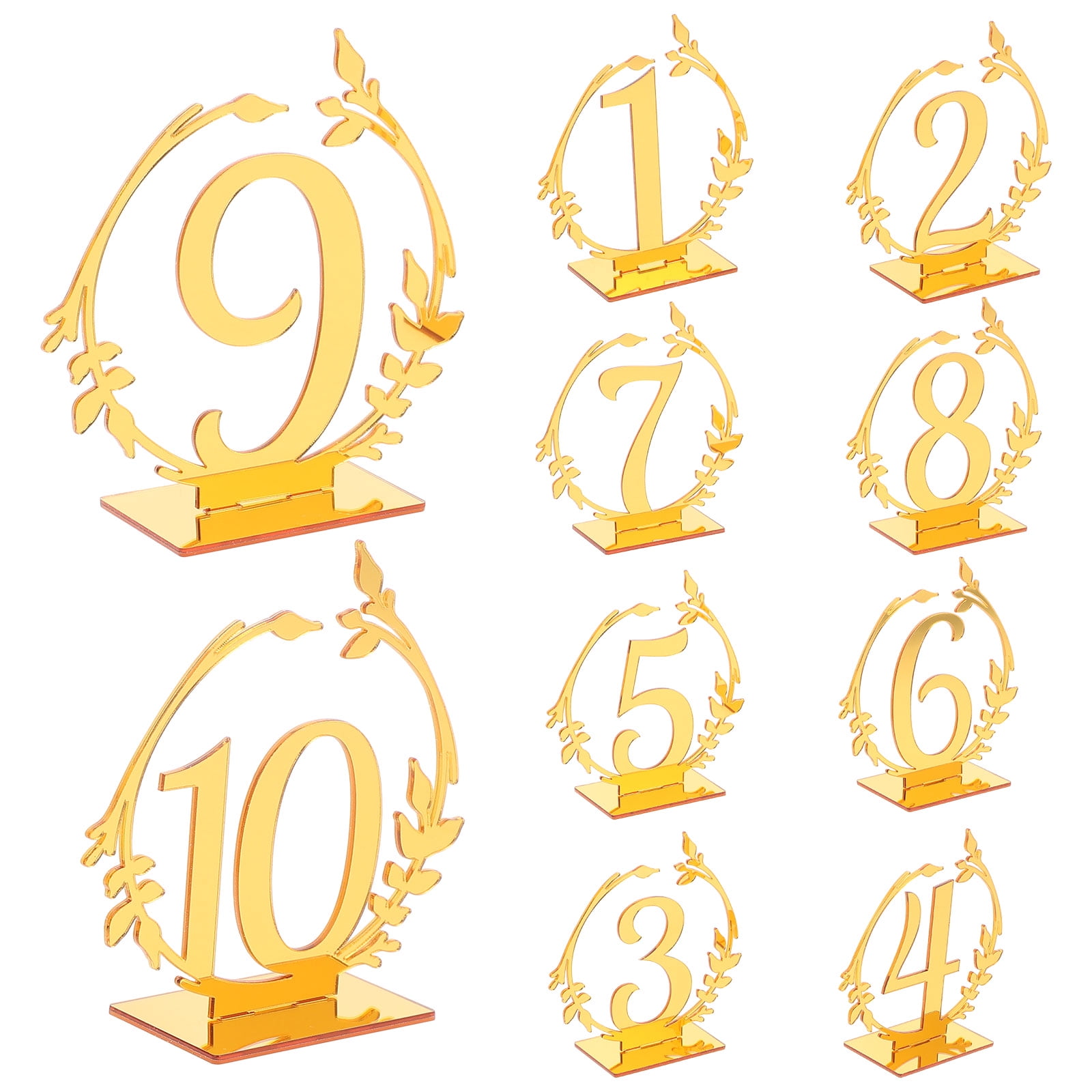 Raindrops 10pcs Wedding Table Signs Acrylic Reserved Signs Restaurant ...