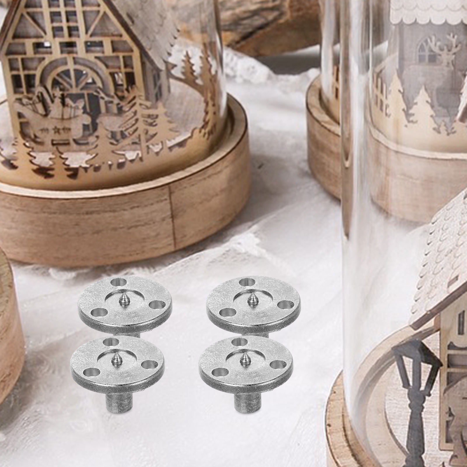 Raindrops 10pcs Winding Keys Base For Diy Rotary Windup Music Box Metal ...